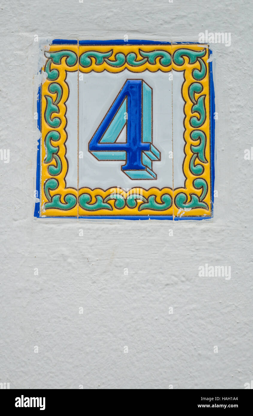 Number 4 door hi-res stock photography and images - Alamy