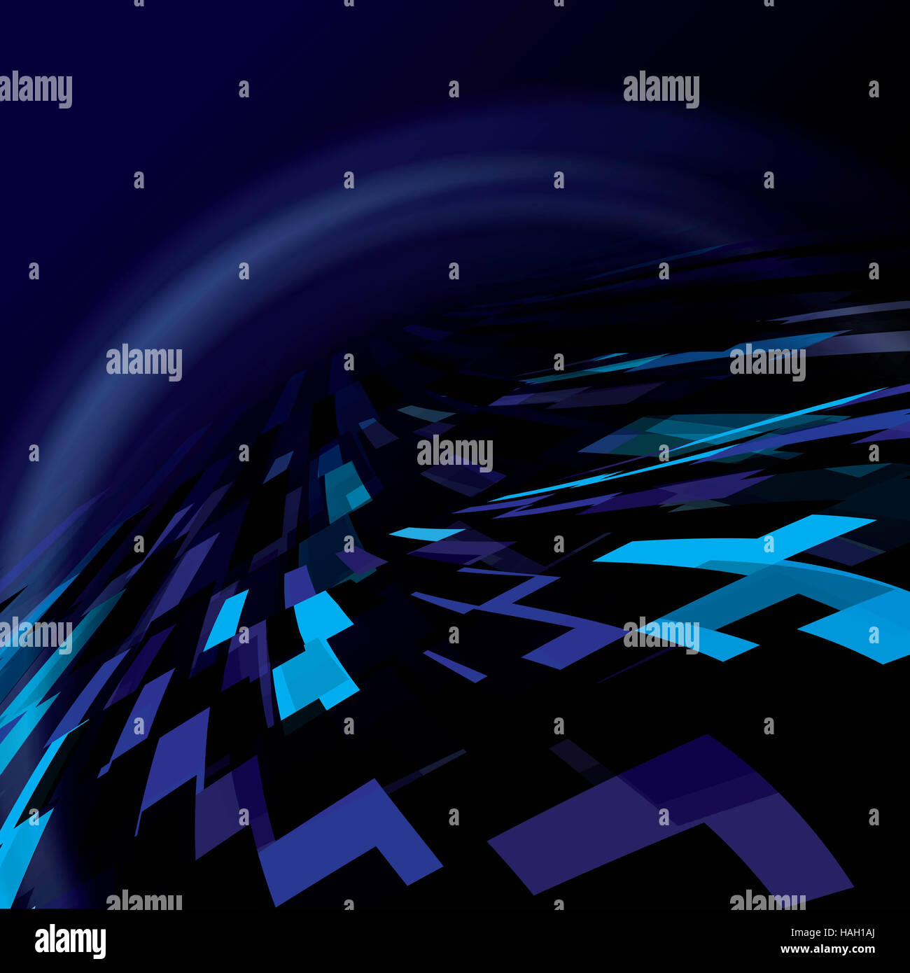 Abstract blue technology signals transmission background Stock Photo ...