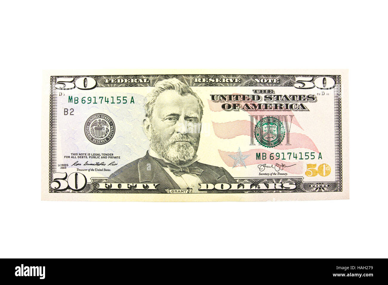 Old Fifty Dollar Bill Fake