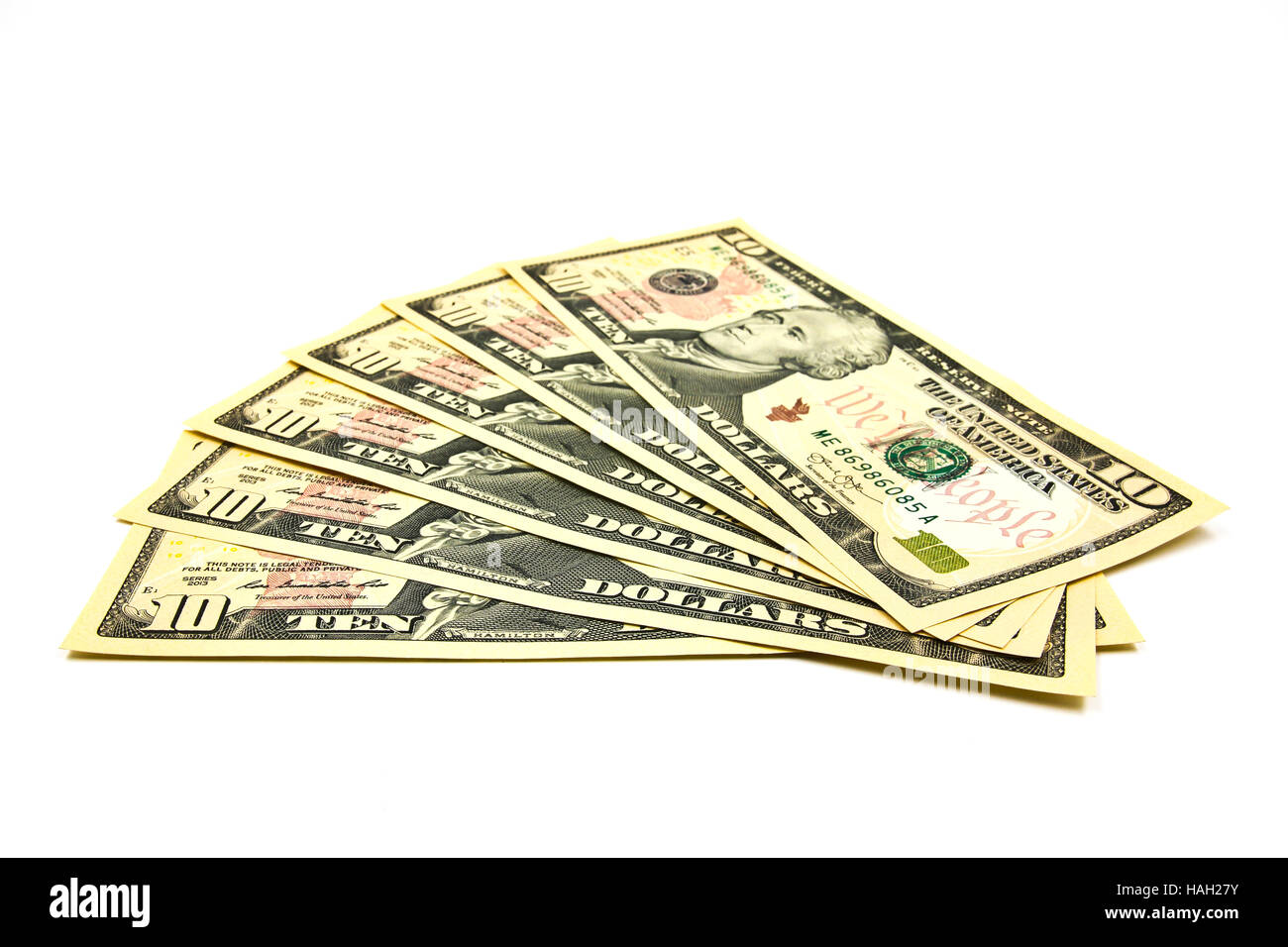10 dollar bill usa hi-res stock photography and images - Alamy