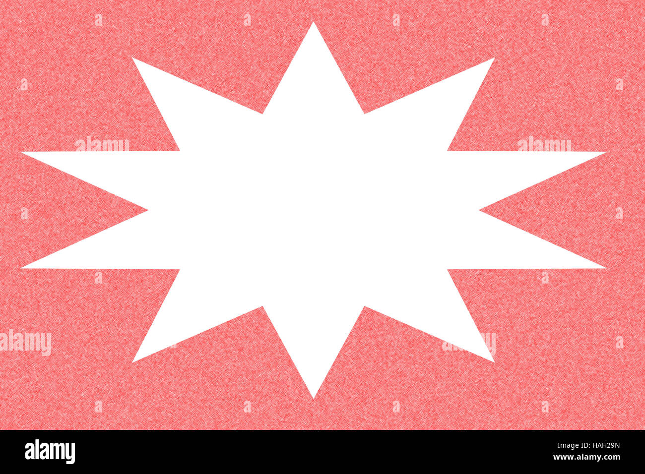 Ten pointed large white star on a variegated red background Stock Photo ...