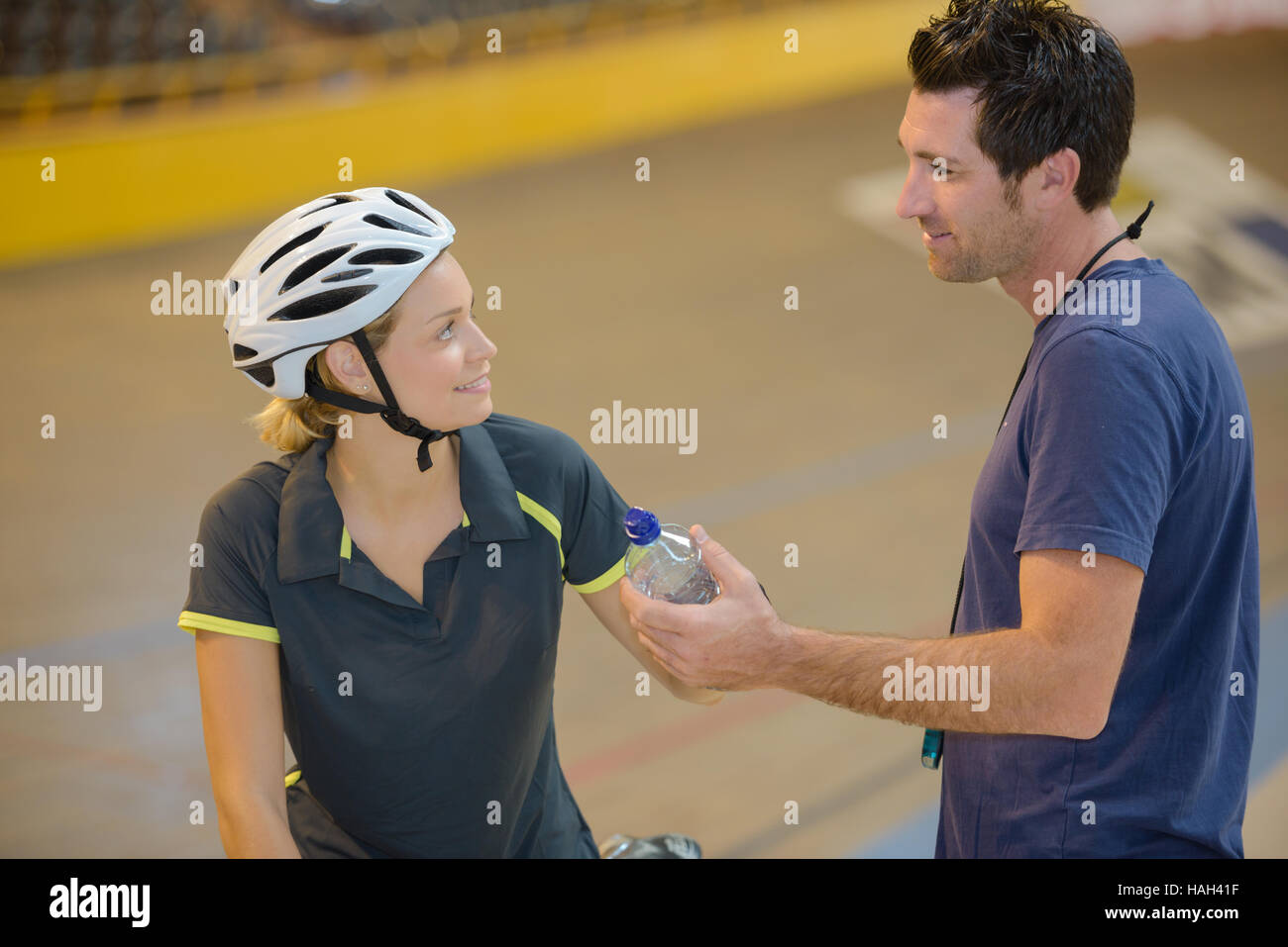 at the cycling ground Stock Photo - Alamy