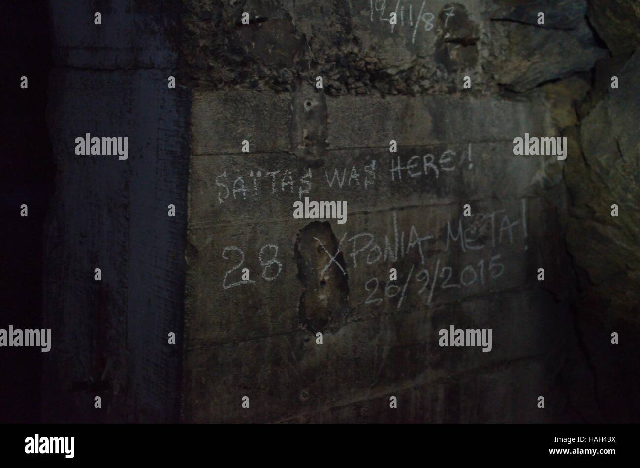 Urban Exploration in former World War II bunkers in Athens, Greece ...