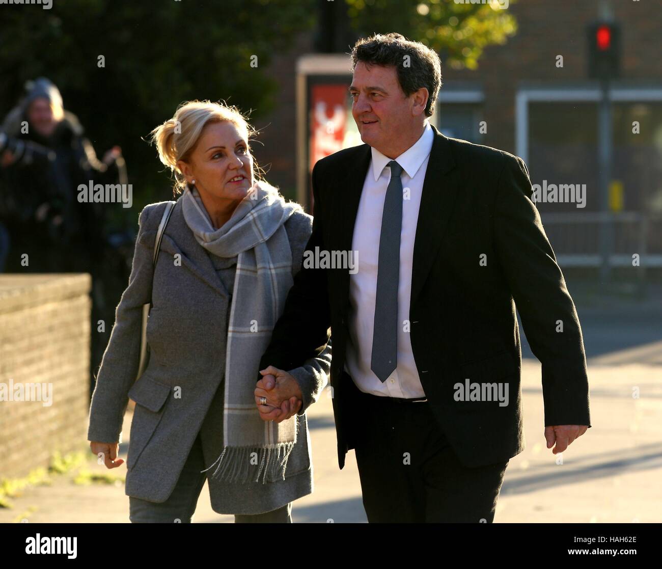 Paul Price, the stepfather of model Katie Price, arrives at Chichester ...