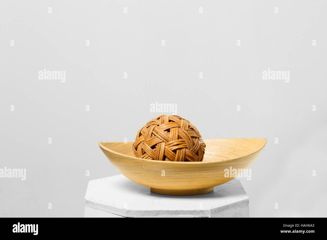 These takraw ball on bowl Stock Photo - Alamy