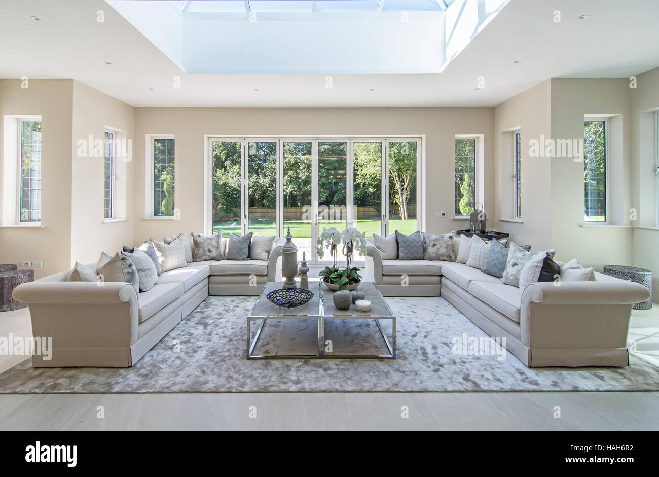 Interior of luxury house in England Stock Photo - Alamy