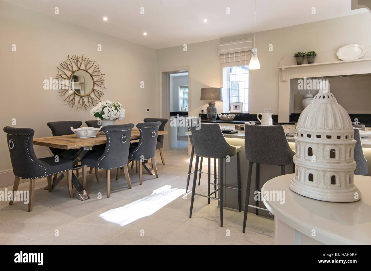 Interior of luxury house in England Stock Photo - Alamy