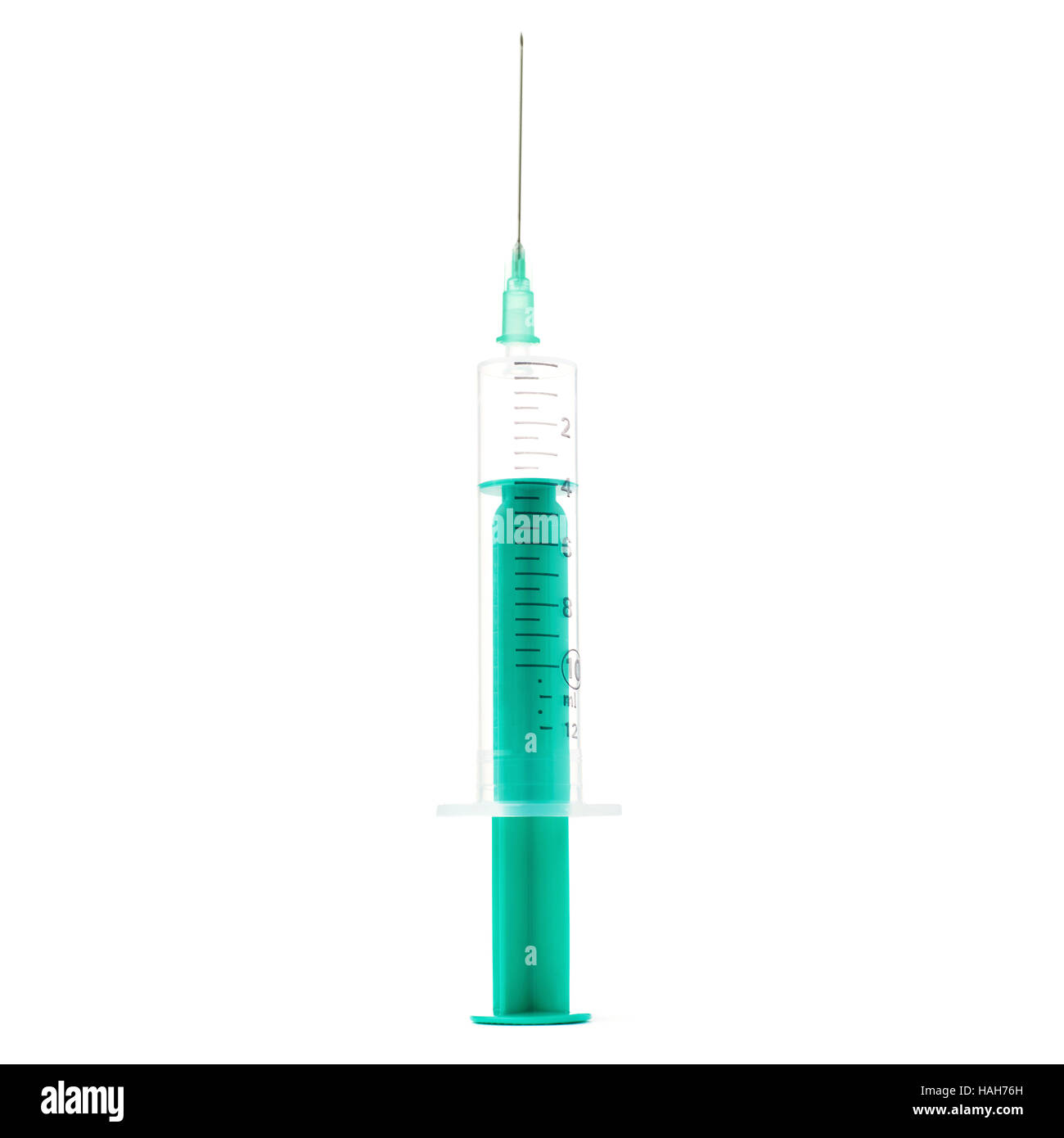 Medical syringe with needle isolated over white background Stock Photo ...