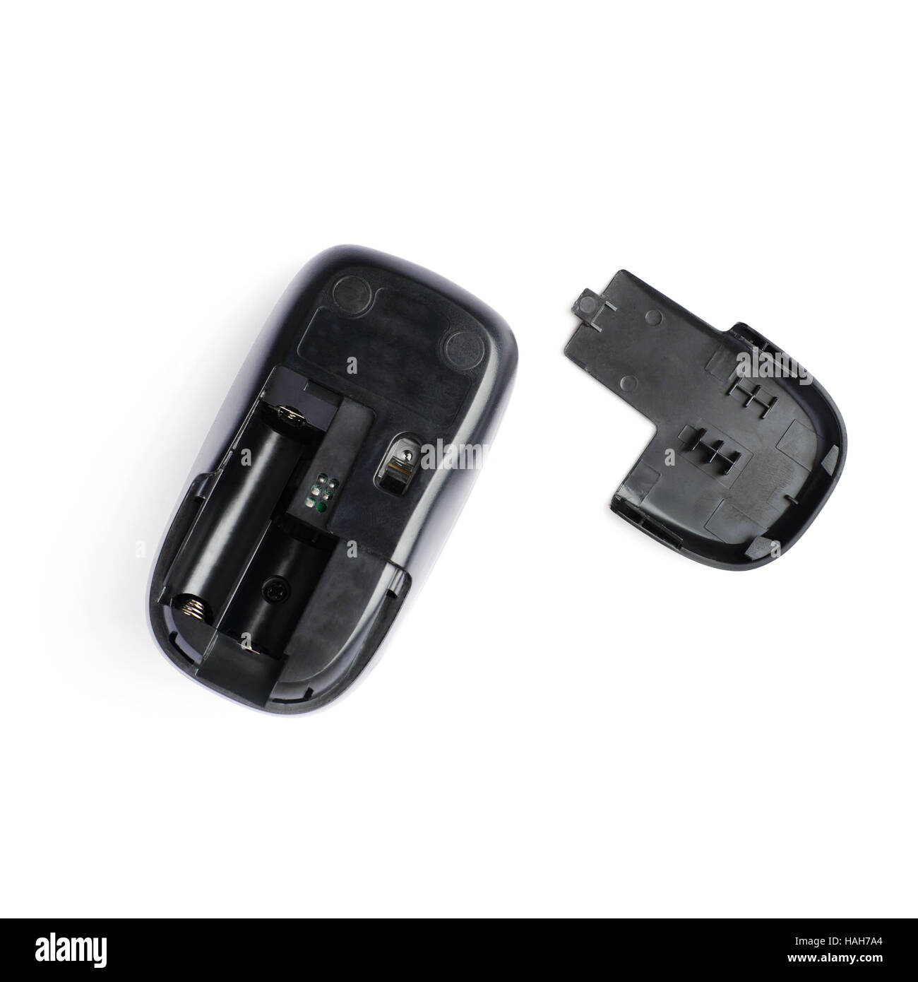 Wireless computer mouse isolated over white background Stock Photo - Alamy