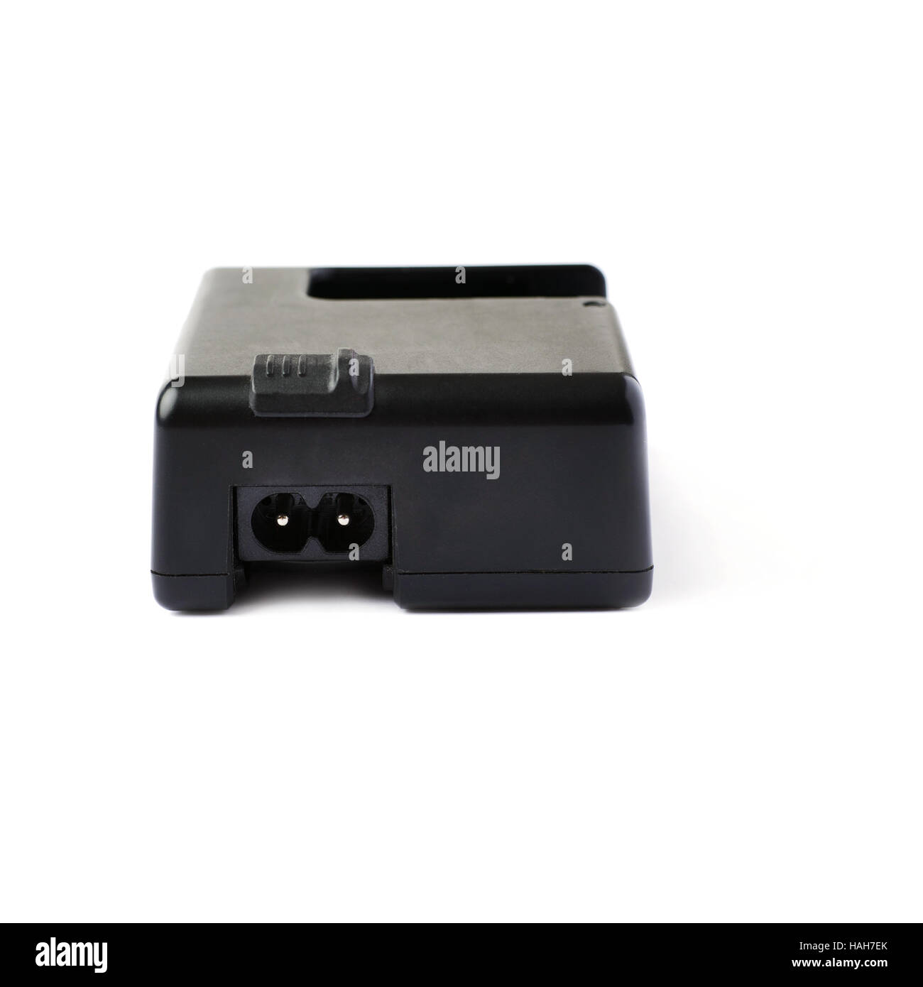 Battery charger isolated over white background Stock Photo - Alamy