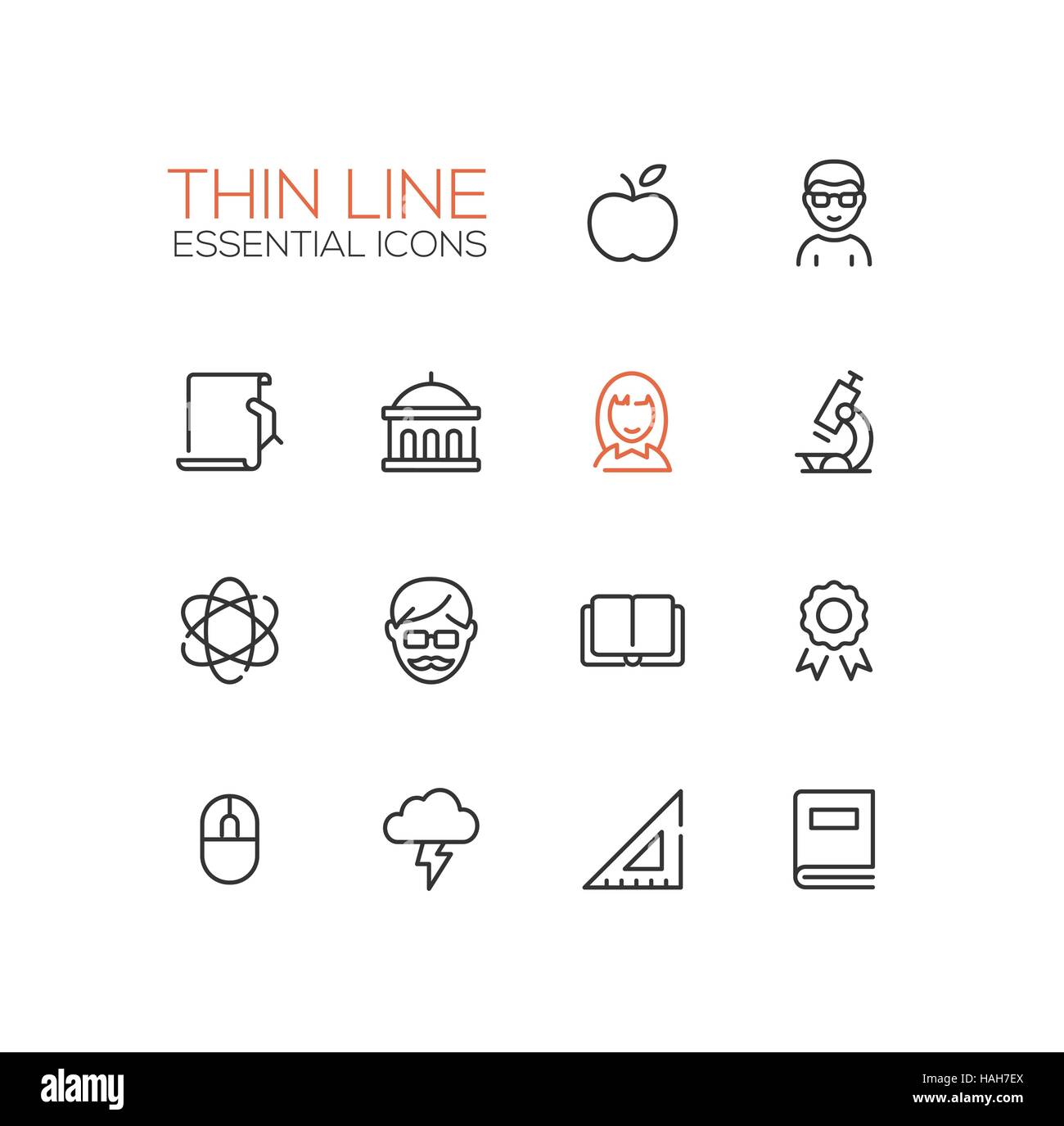 Thin model Stock Vector Images - Alamy