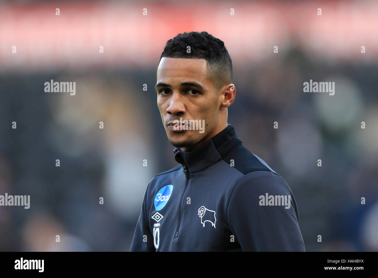 Derby County's Thomas Ince Stock Photo - Alamy