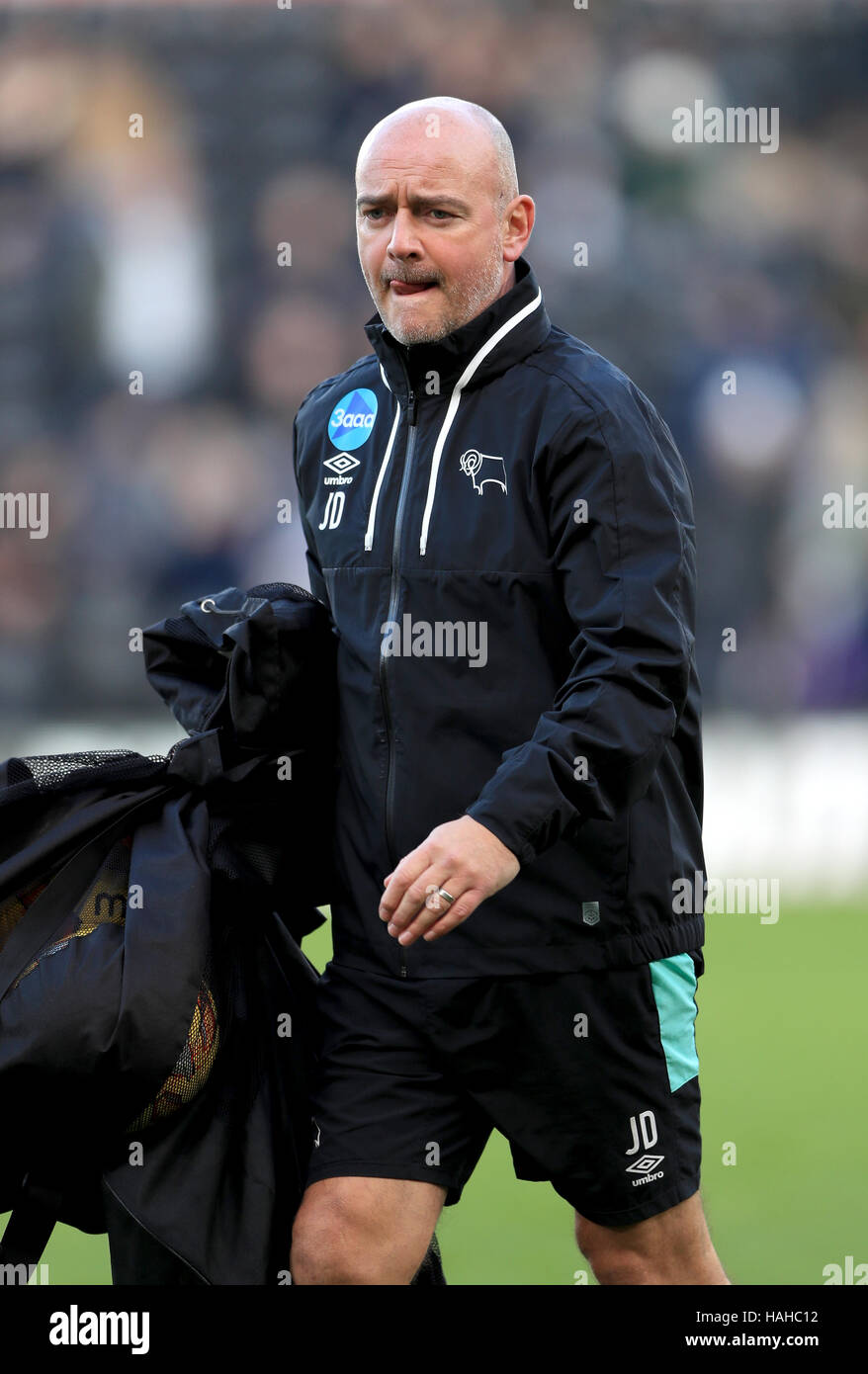 Derby County Kit Manager Jon Davidson Stock Photo - Alamy