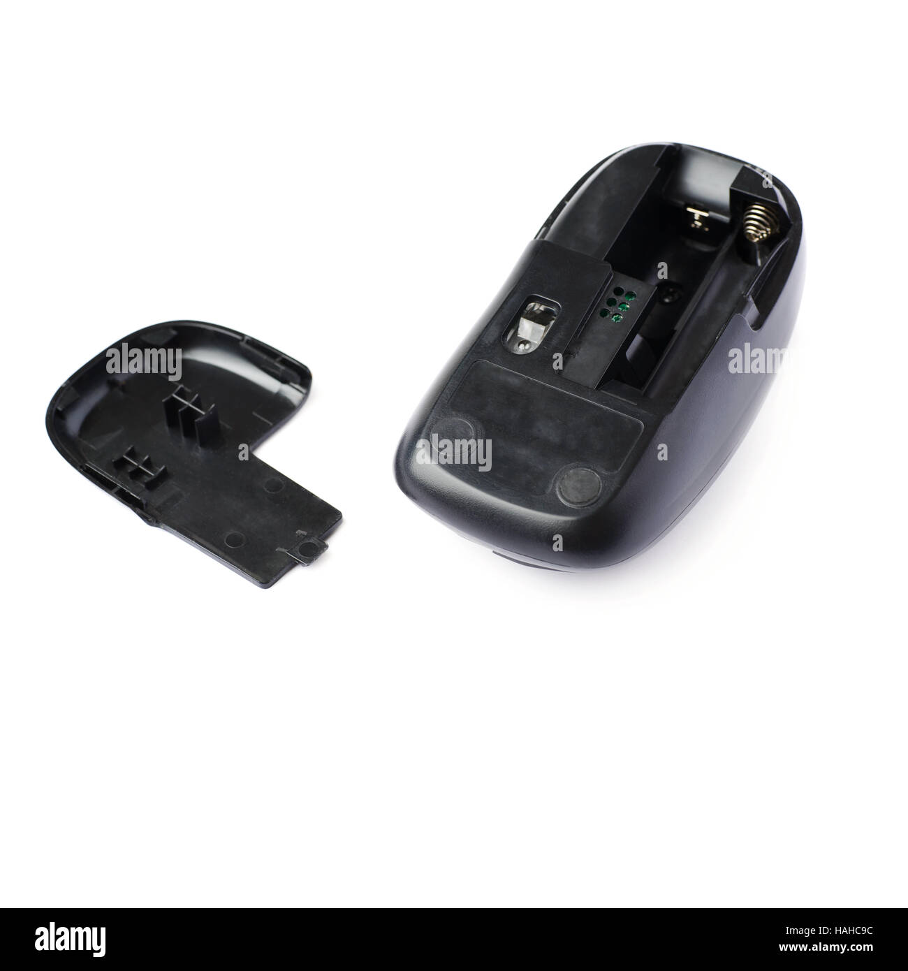 Wireless computer mouse isolated over white background Stock Photo - Alamy