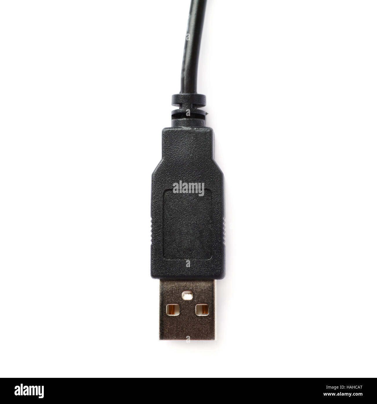 USB cable isolated over white background Stock Photo - Alamy