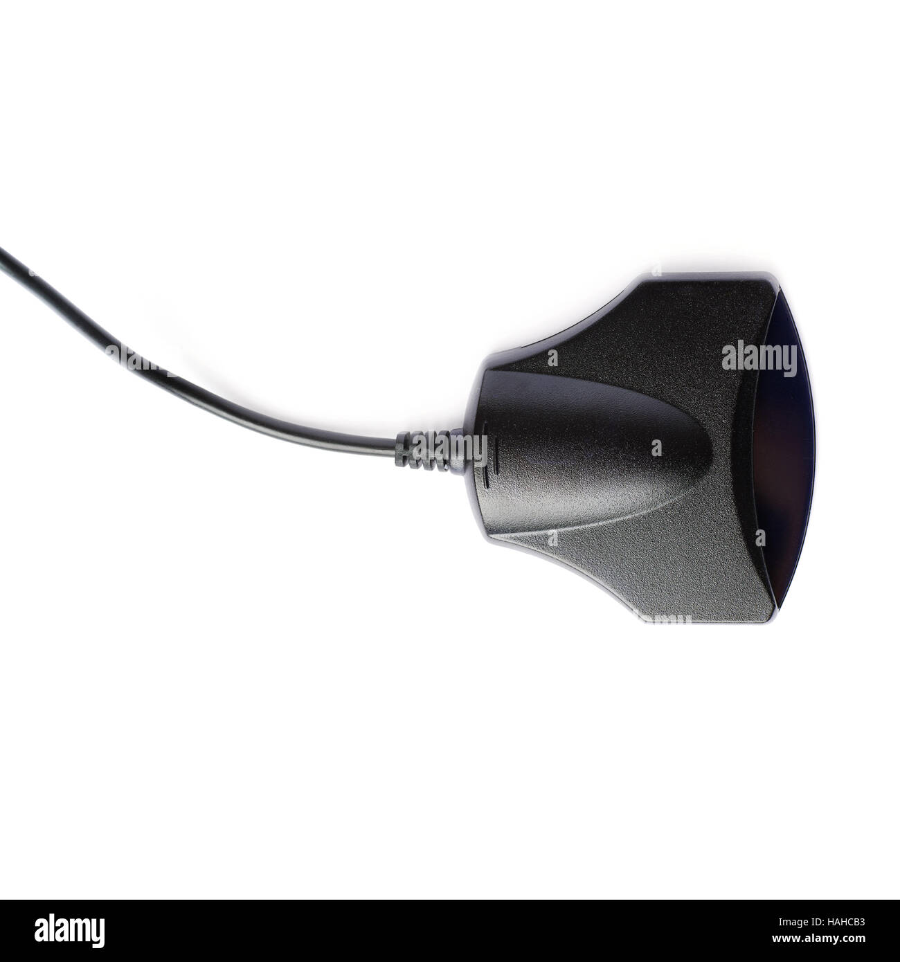 Identity authentication card reader isolated over white background ...