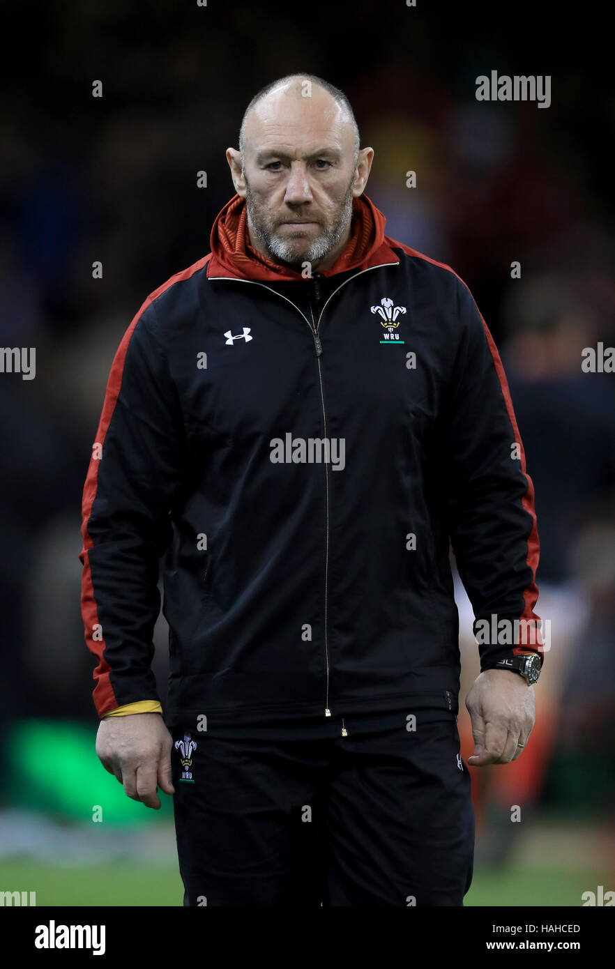 Wales forwards coach Robin McBryde Stock Photo - Alamy