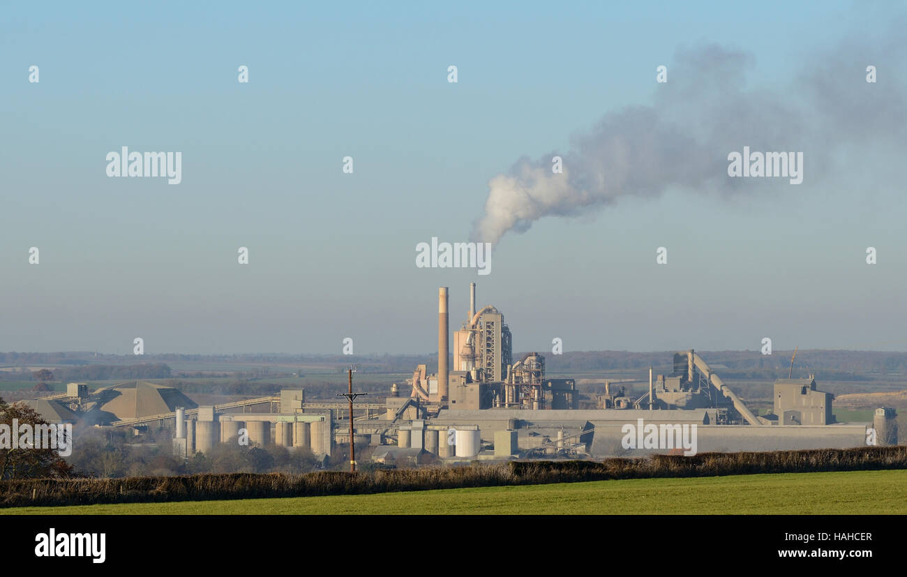 Ketton cement works Rutland England UK Stock Photo - Alamy