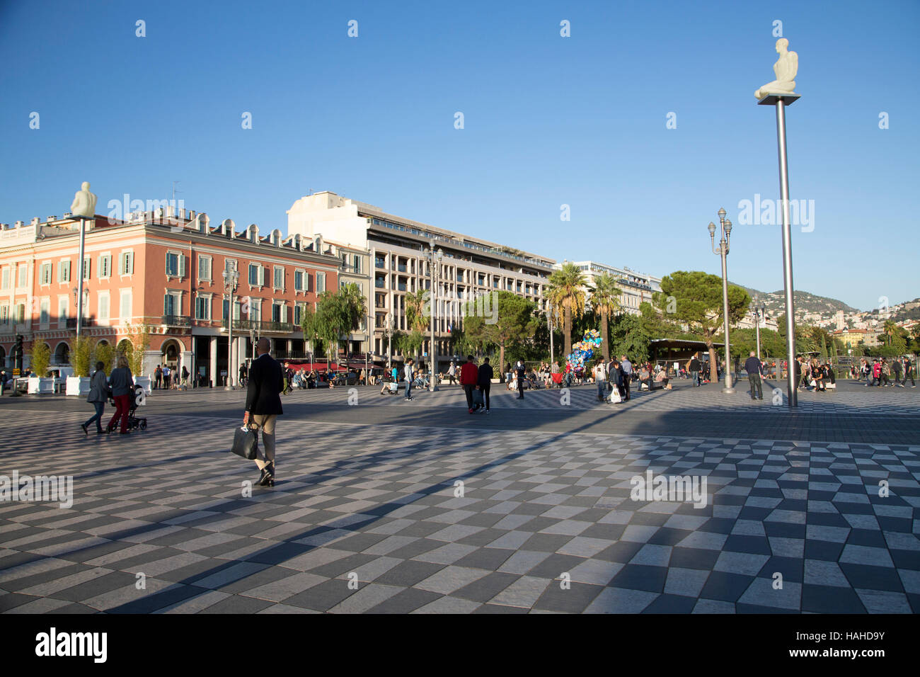 Street scene in Nice, France Stock Photo - Alamy