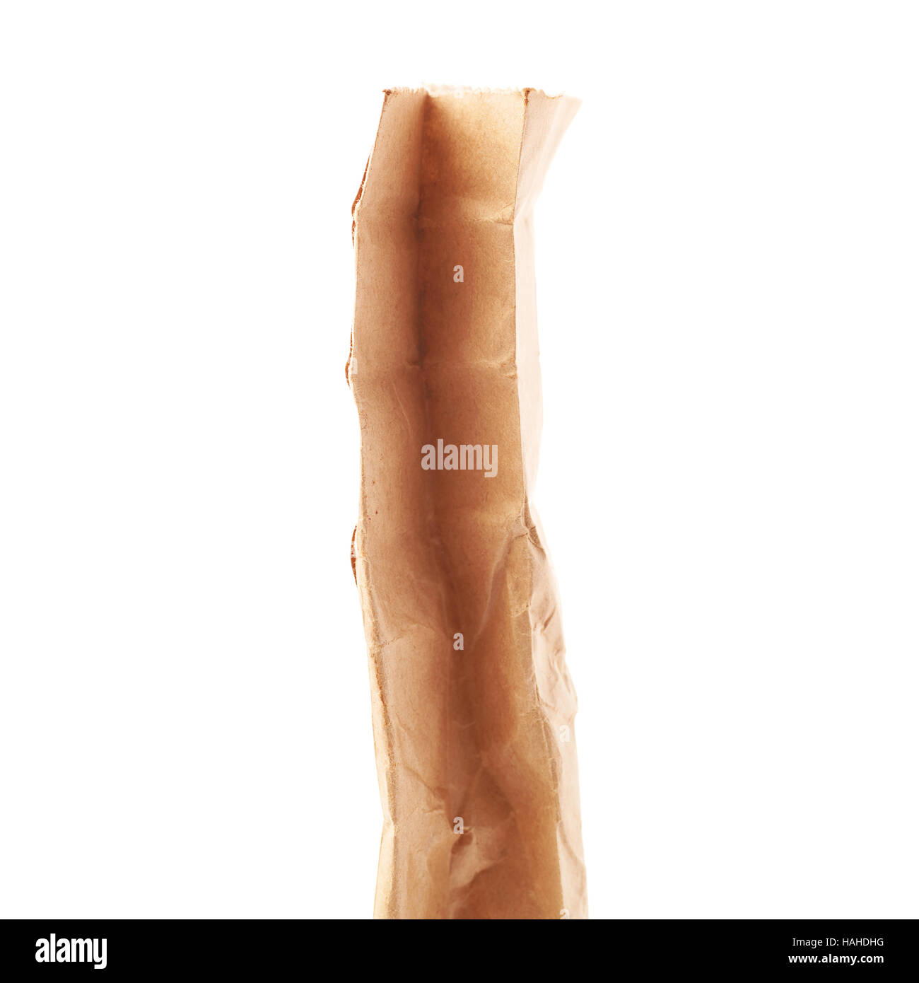 Brown paper pack for tea or coffee isolated over white background Stock ...