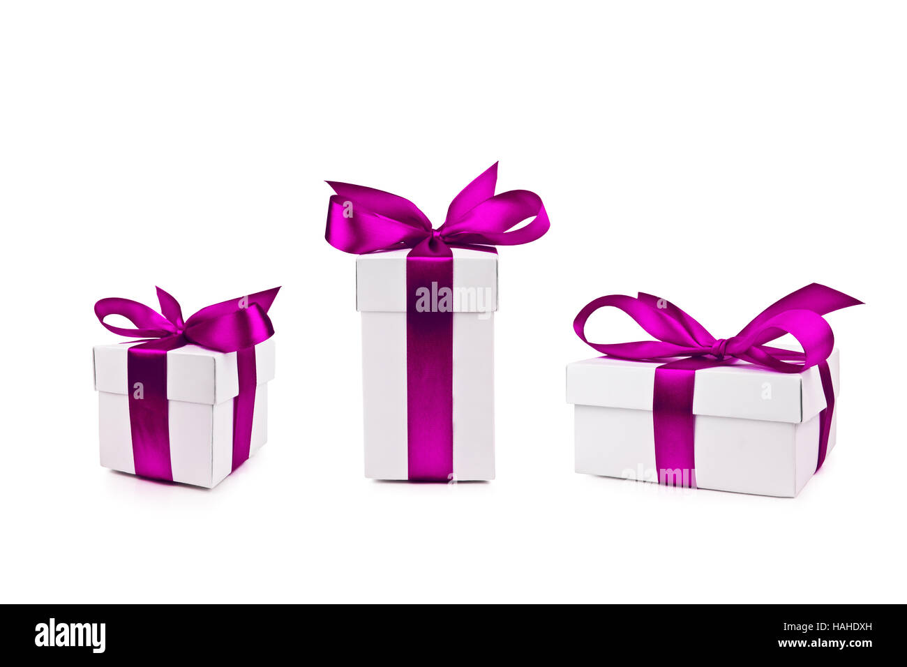 set of gift box isolated Stock Photo - Alamy