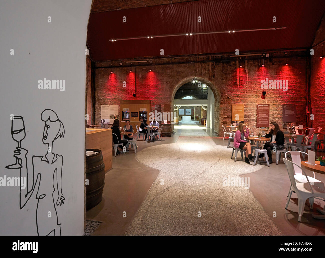 Interior view of Vinopolis London. Architectural Stock, Various, United ...