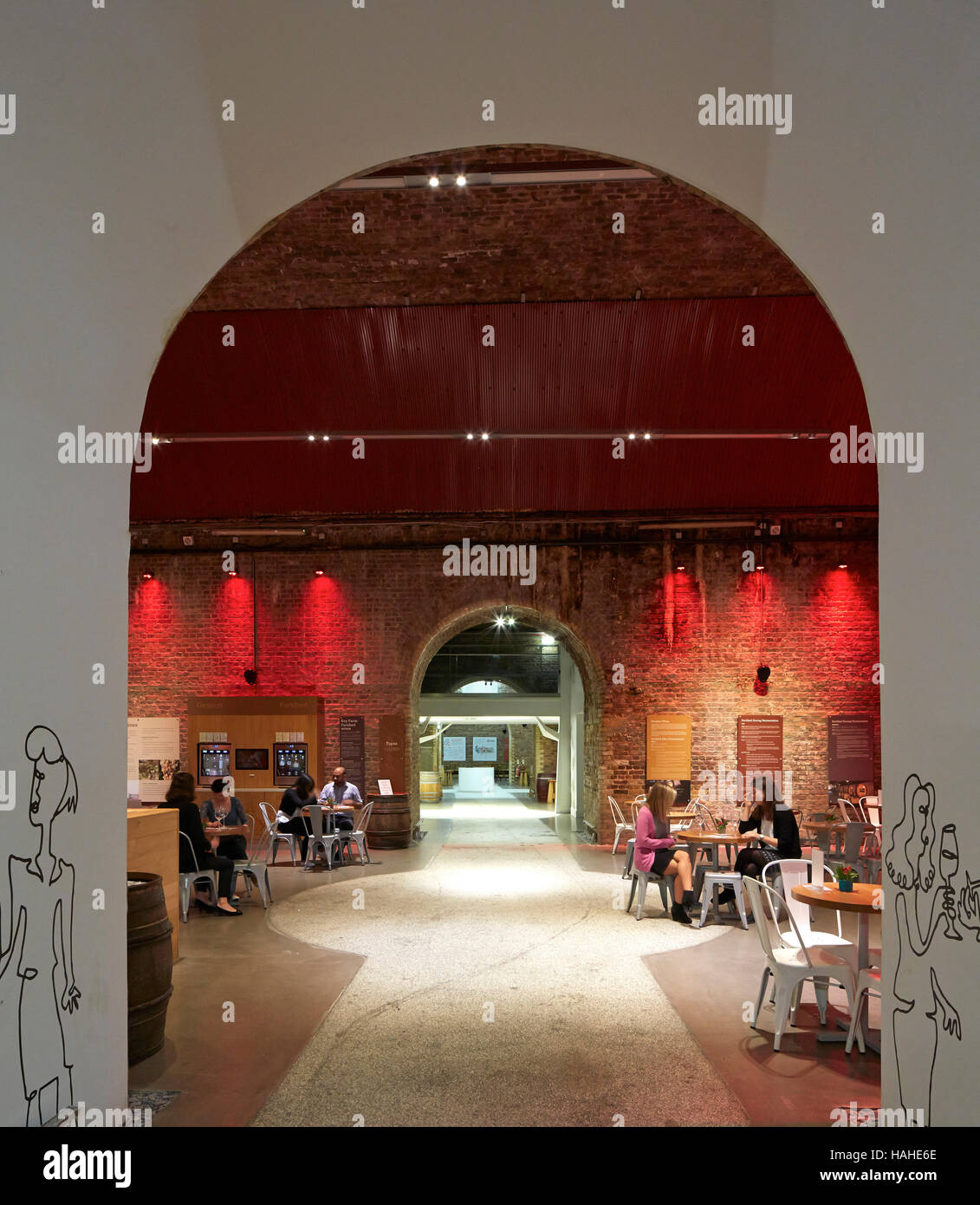 Interior view of Vinopolis London. Architectural Stock, Various, United ...