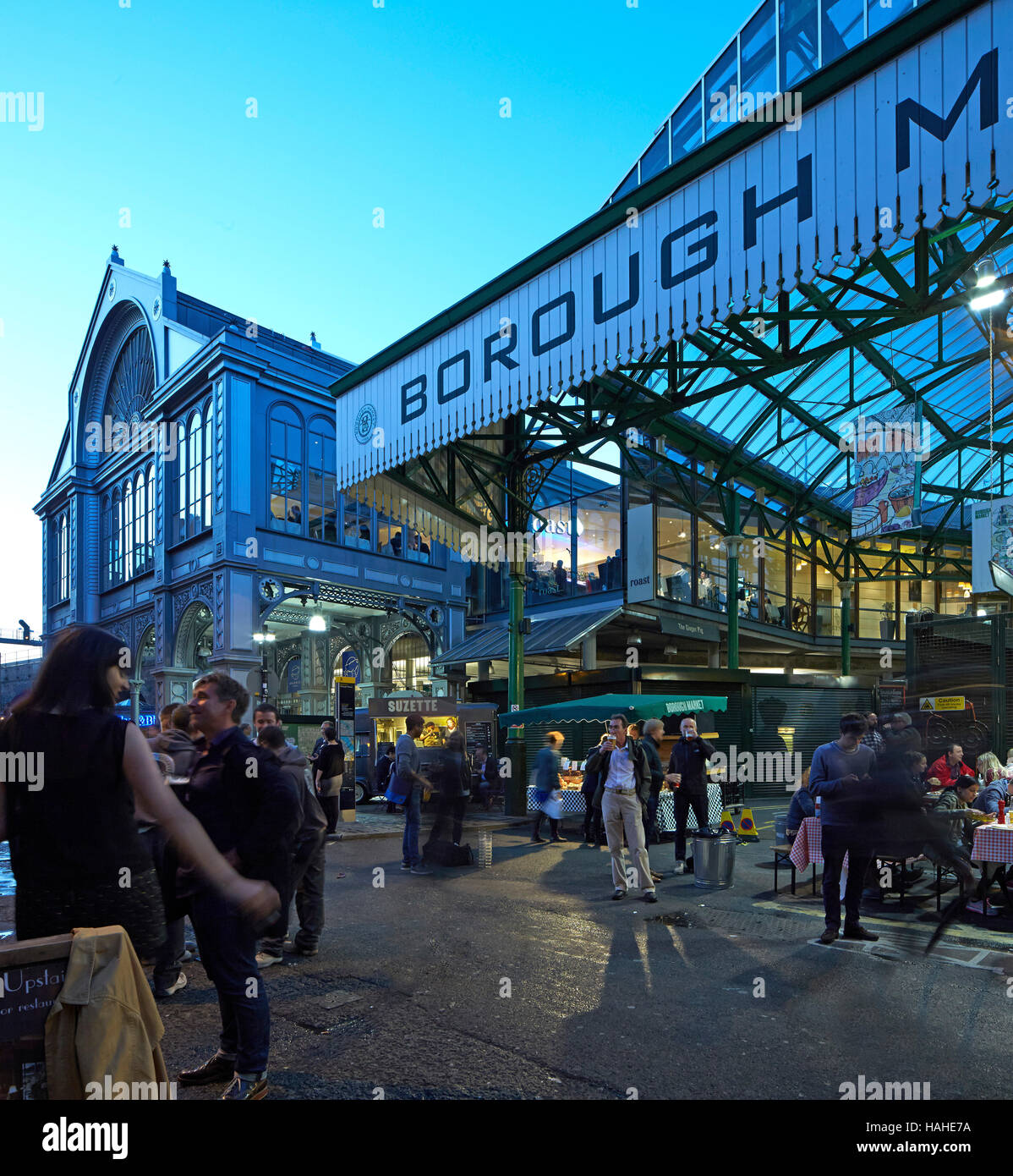 Twilight views around Borough Market London. Architectural Stock ...