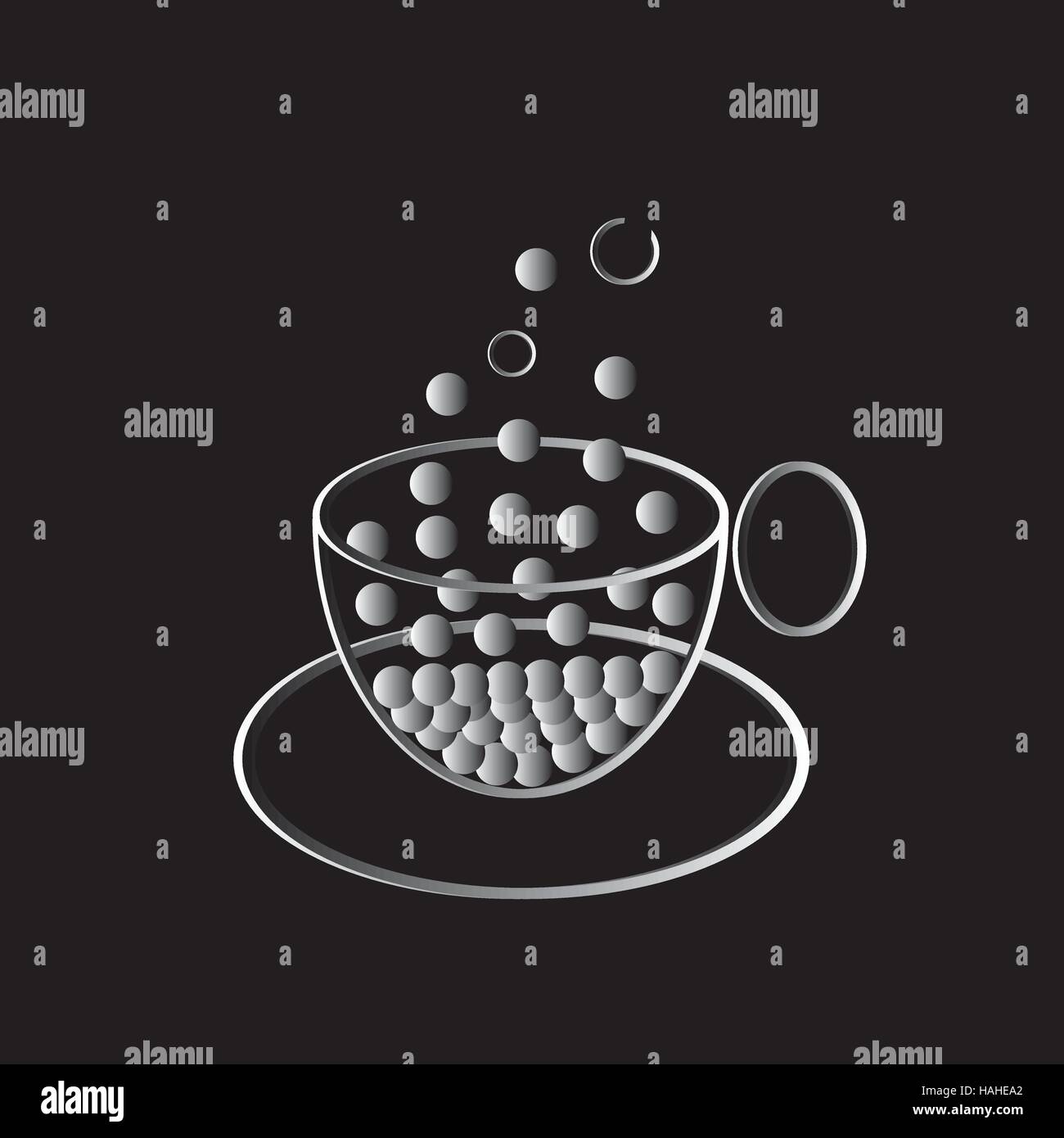 Caffeine structure Stock Vector Images - Alamy