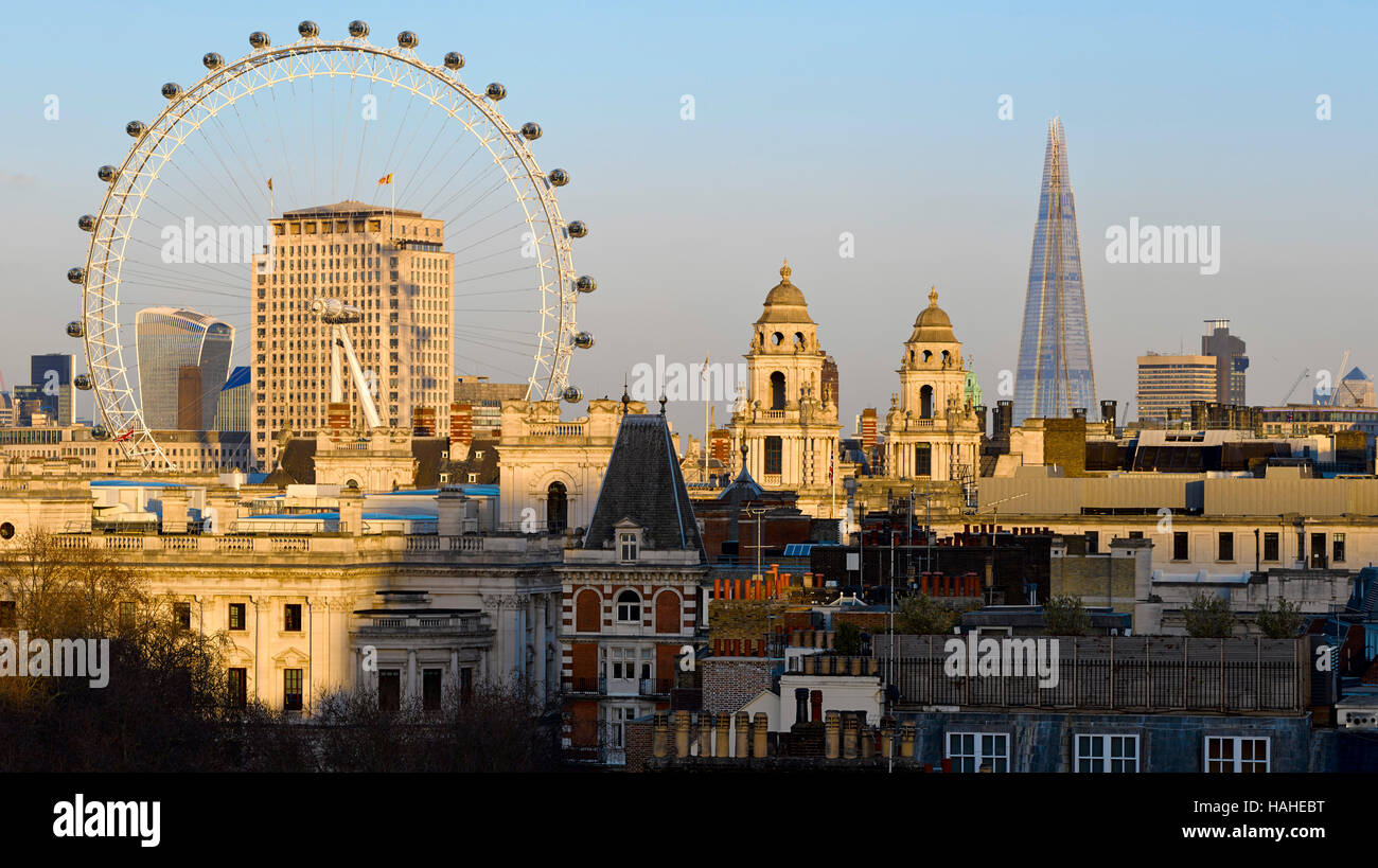Panoramic london including eye hi-res stock photography and images - Alamy