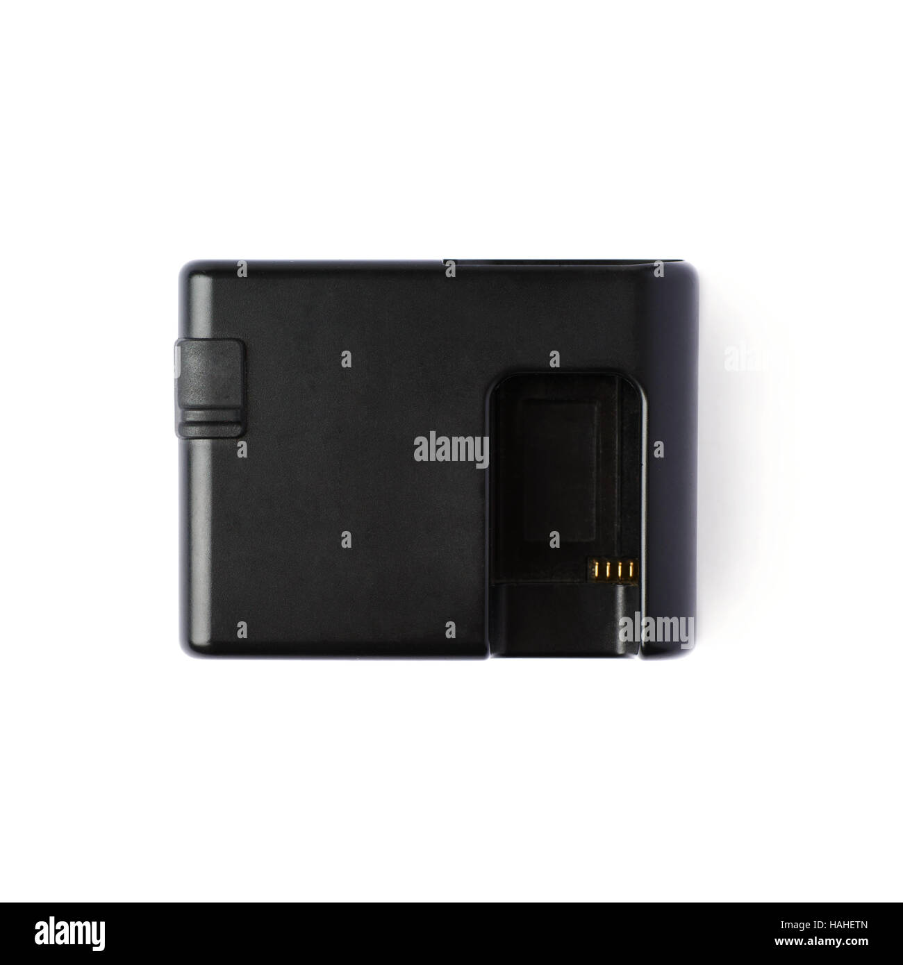 Battery charger isolated over white background Stock Photo - Alamy