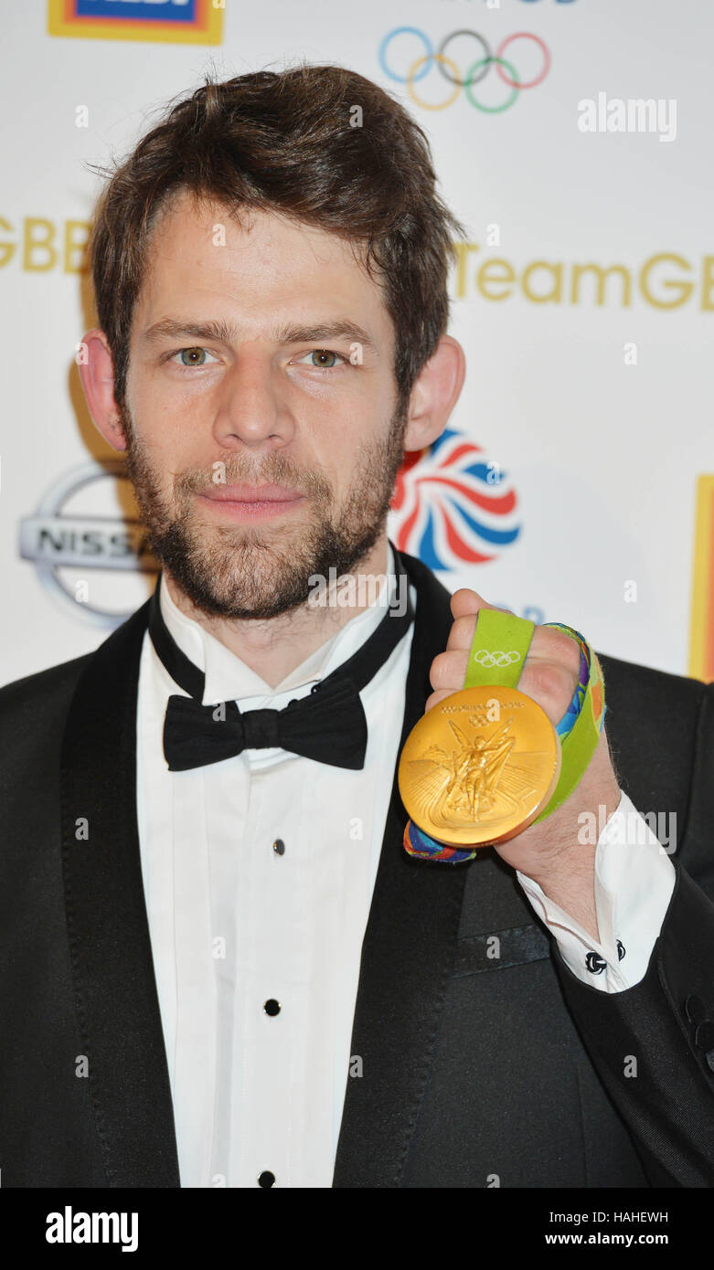 Tom ransley attends team gb ball battersea evolution hi-res stock ...