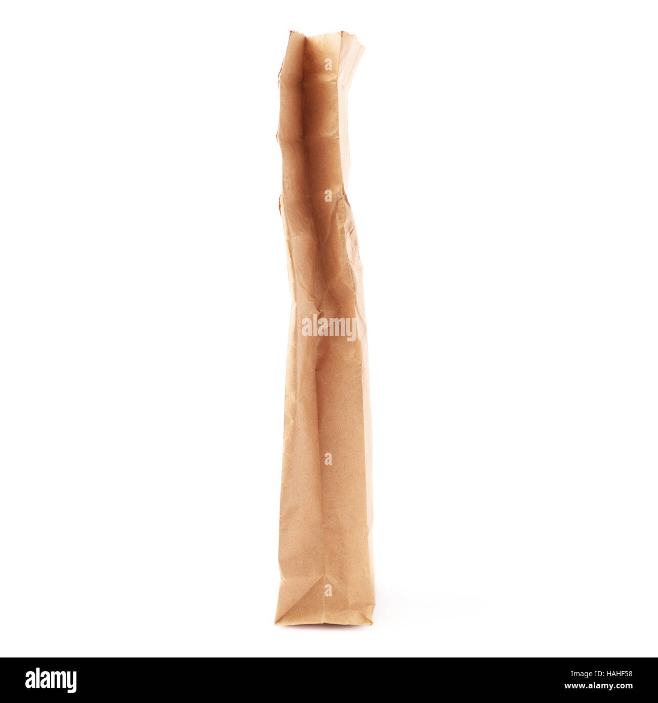 Brown paper pack for tea or coffee isolated over white background Stock ...