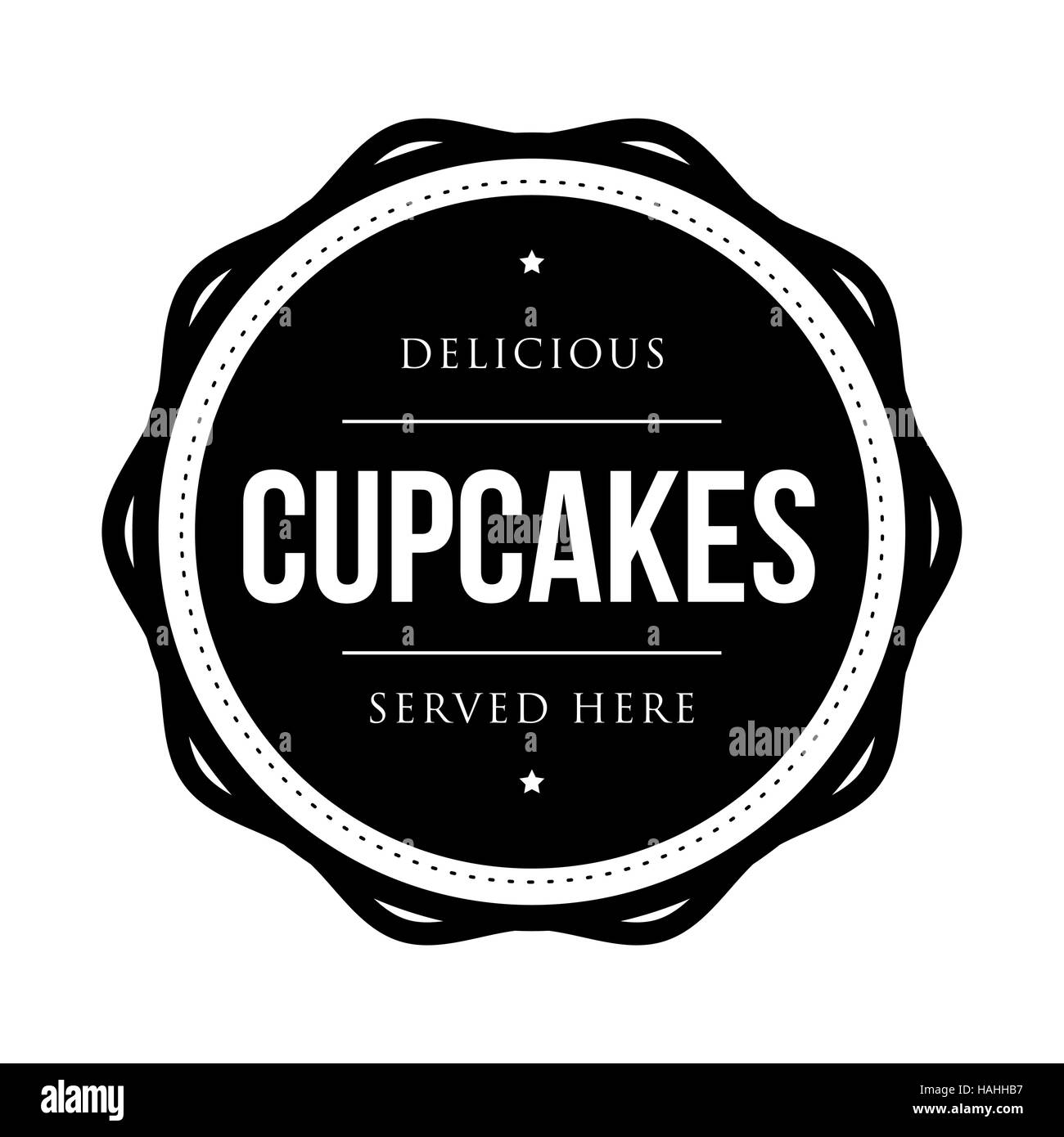 Cupcakes vintage stamp vector Stock Vector Image & Art - Alamy