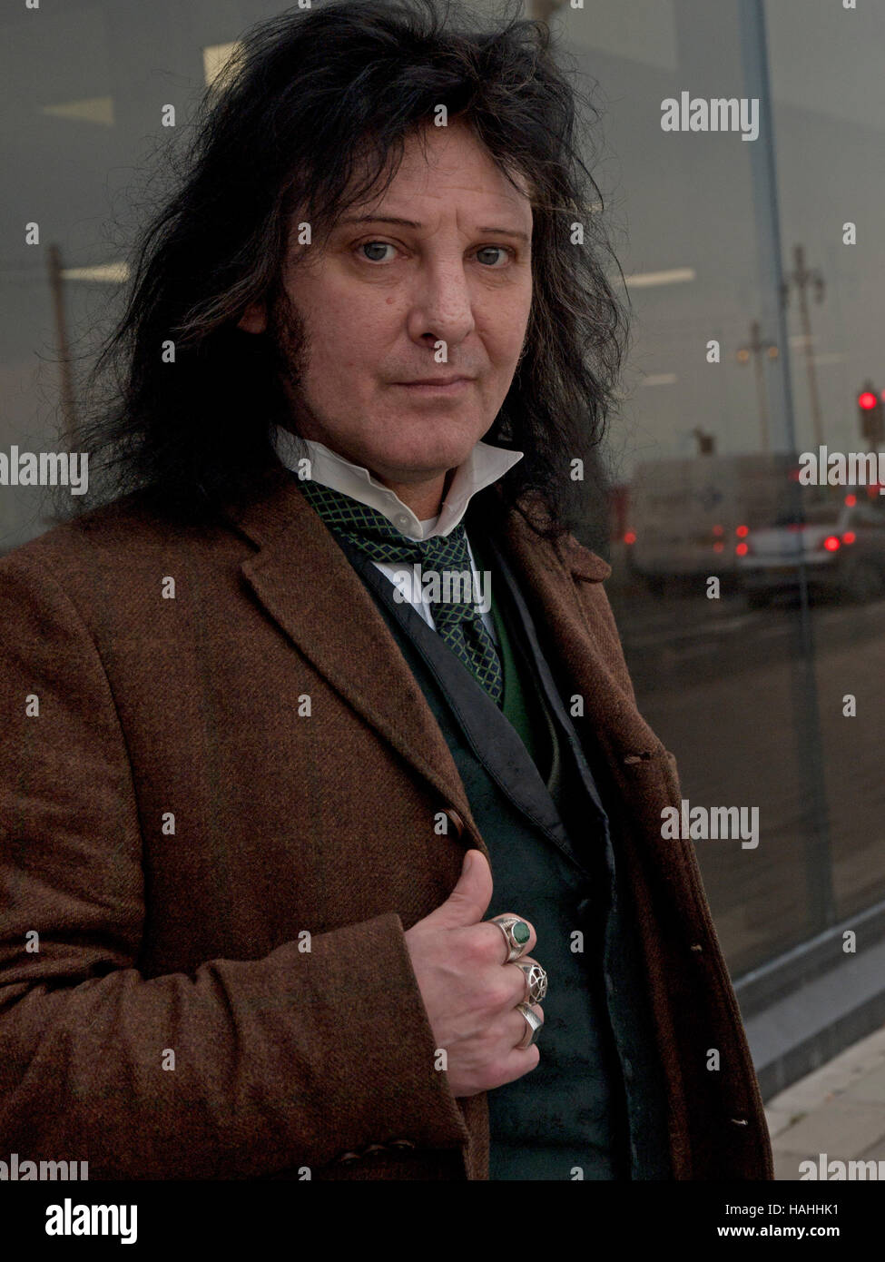 A visitor to a convention of witches in Brighton Stock Photo - Alamy