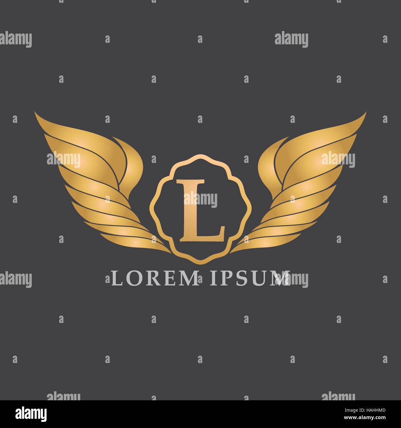 luxury logo vector design template Stock Vector Image & Art - Alamy