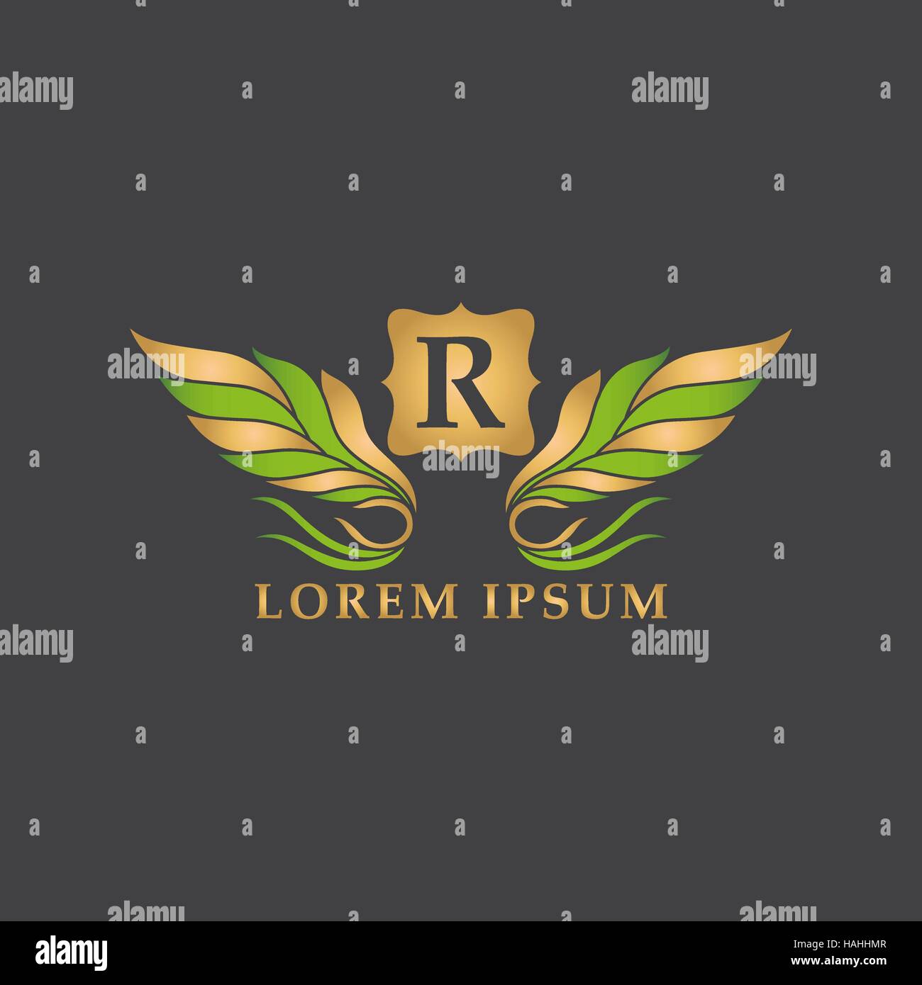 luxury logo vector design template Stock Vector Image & Art - Alamy