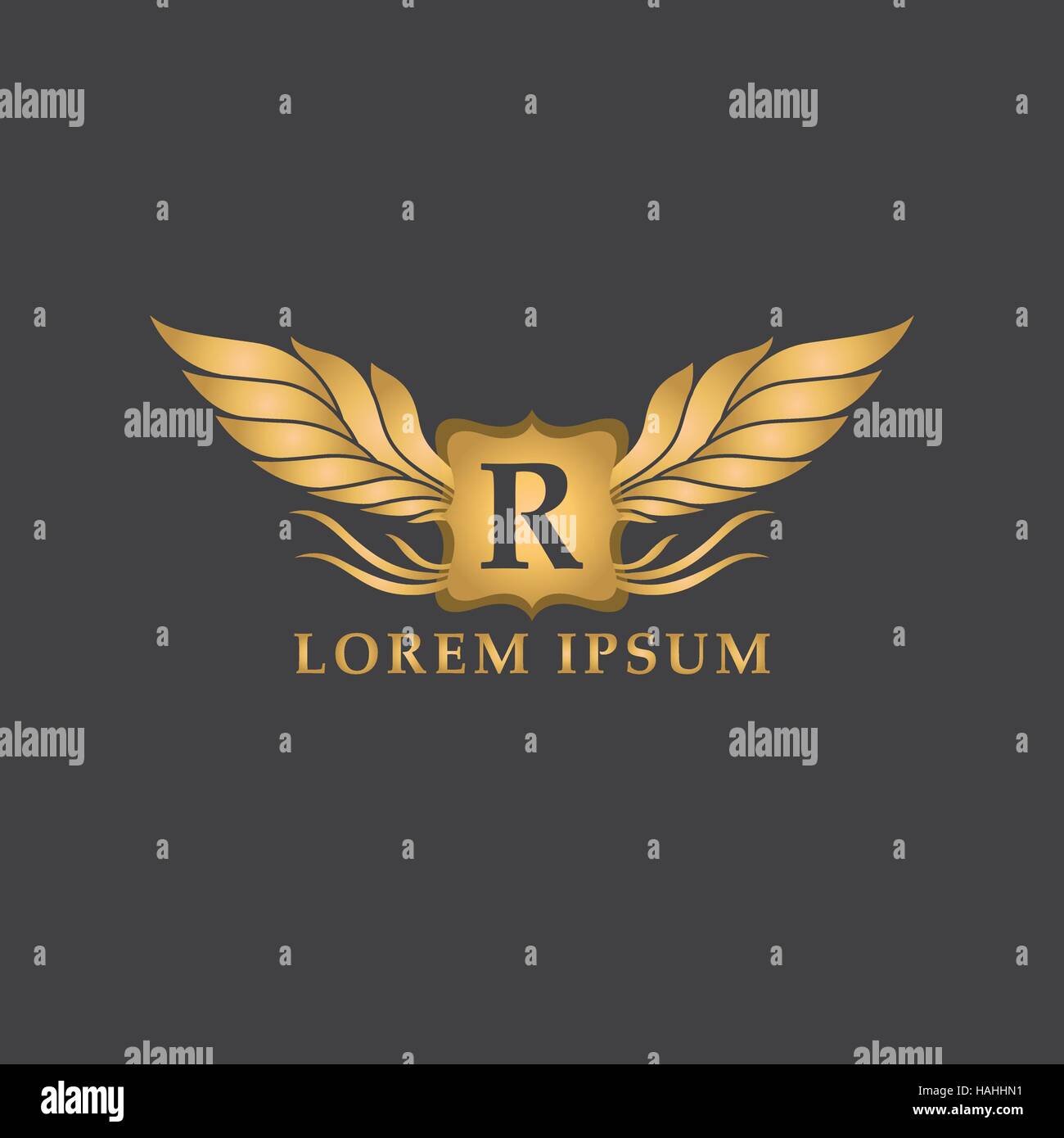 luxury logo vector design template Stock Vector Image & Art - Alamy