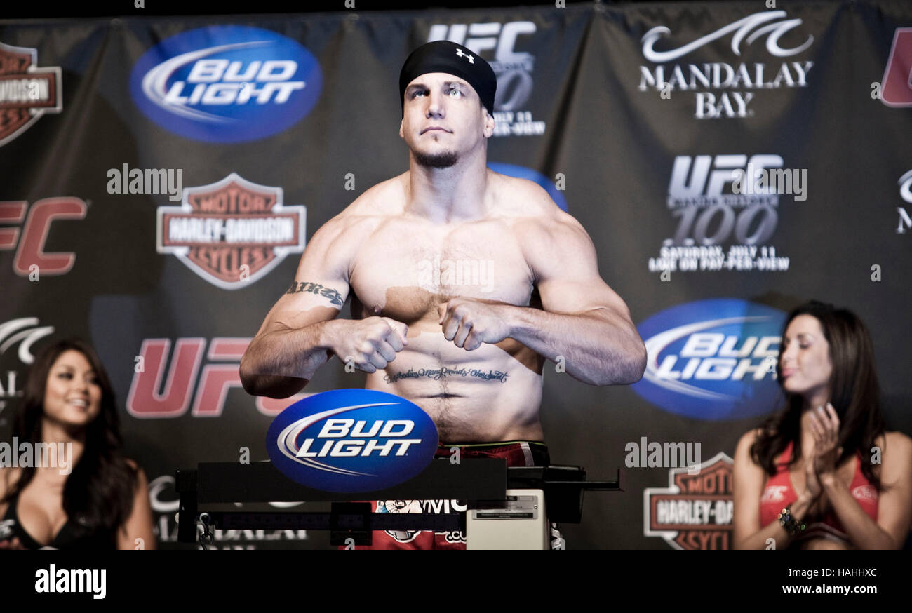 Frank Mir during the UFC 100 weigh-ins at the Mandalay Bay Events ...