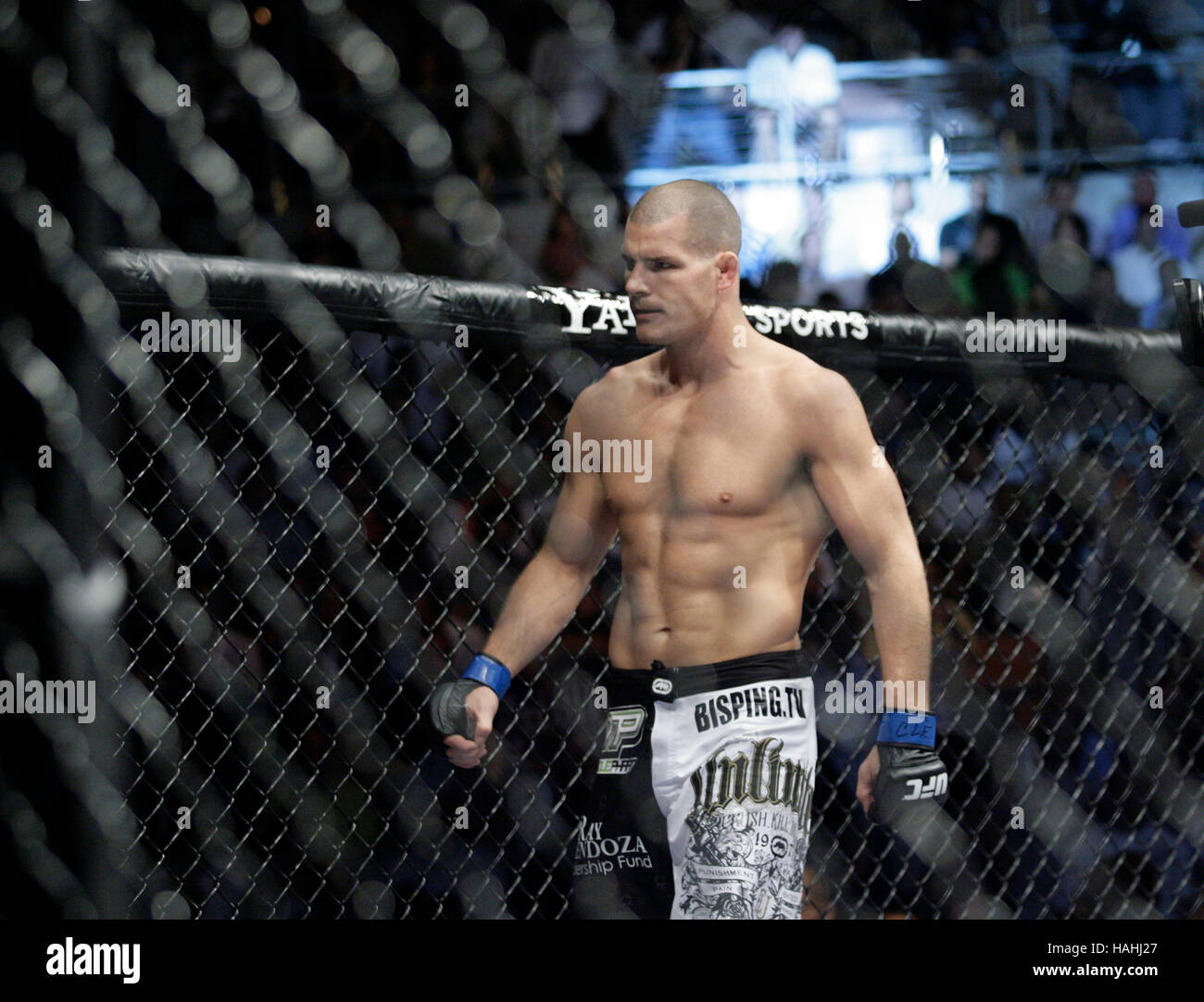 Michael Bisping during UFC 100 at the Mandalay Bay Events Center on ...
