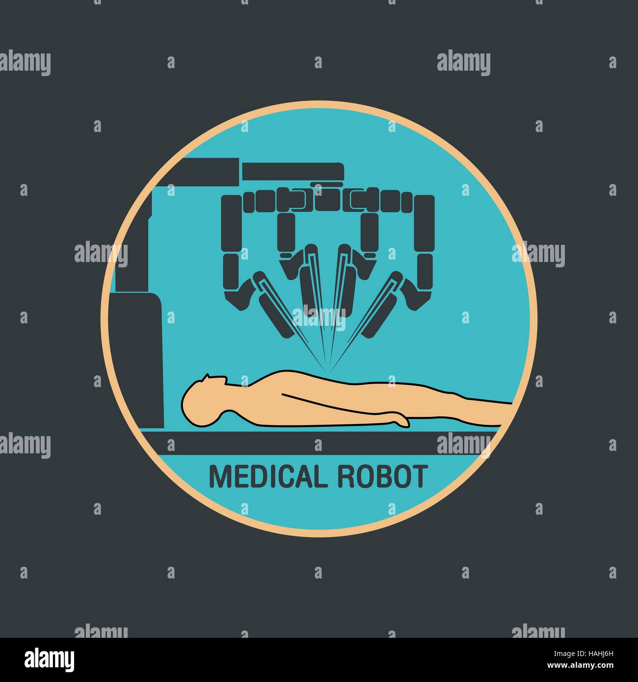 medical robot icon vector Stock Vector Image & Art - Alamy