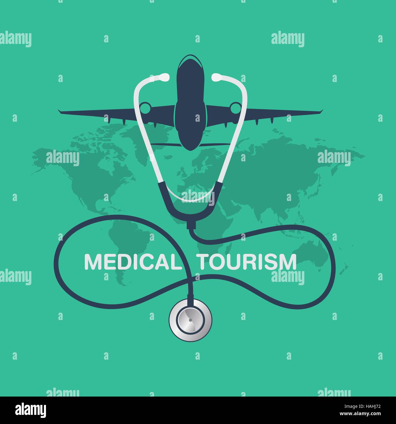 medical tourism vector background Stock Vector Image & Art - Alamy