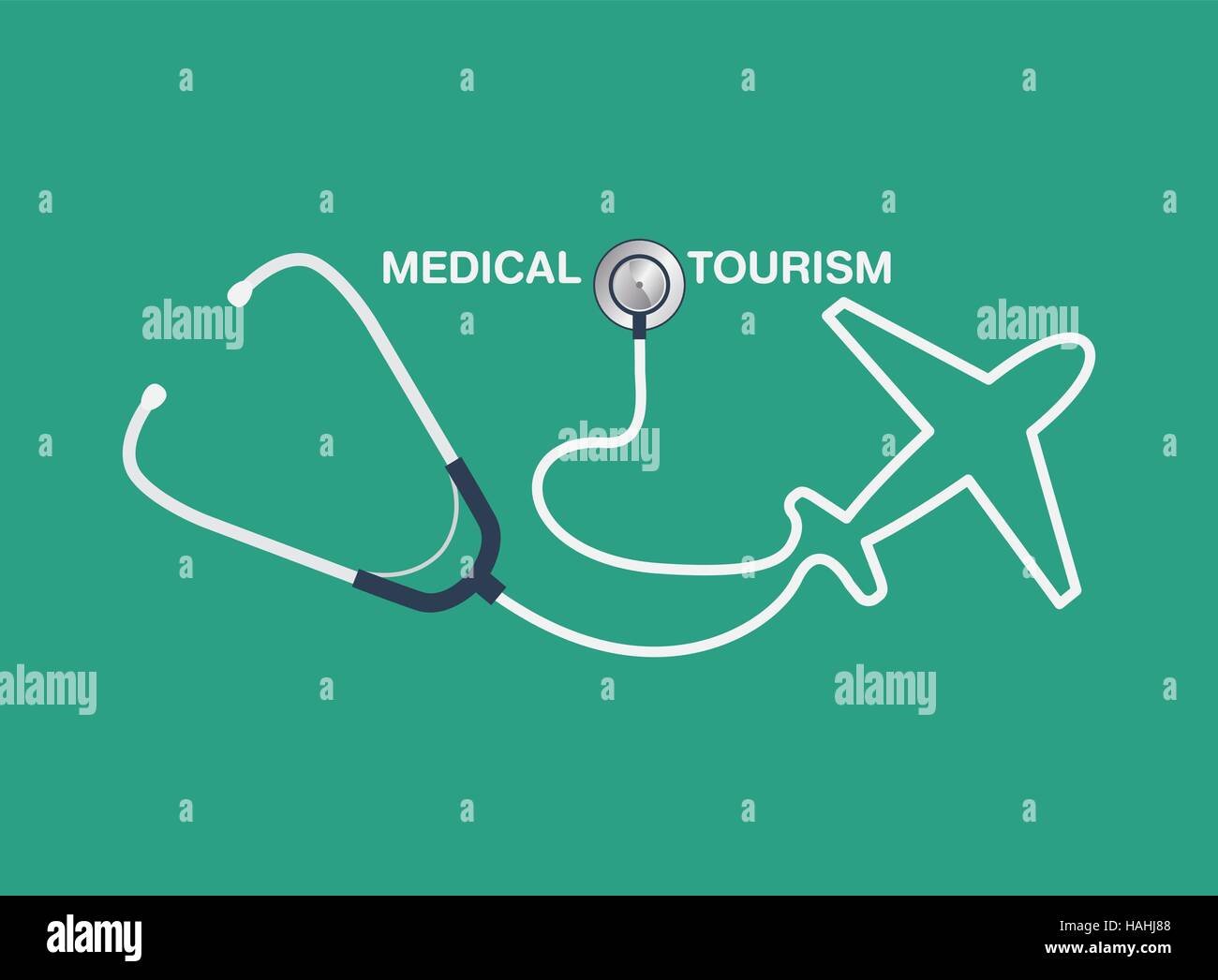 medical tourism vector background Stock Vector Image & Art - Alamy