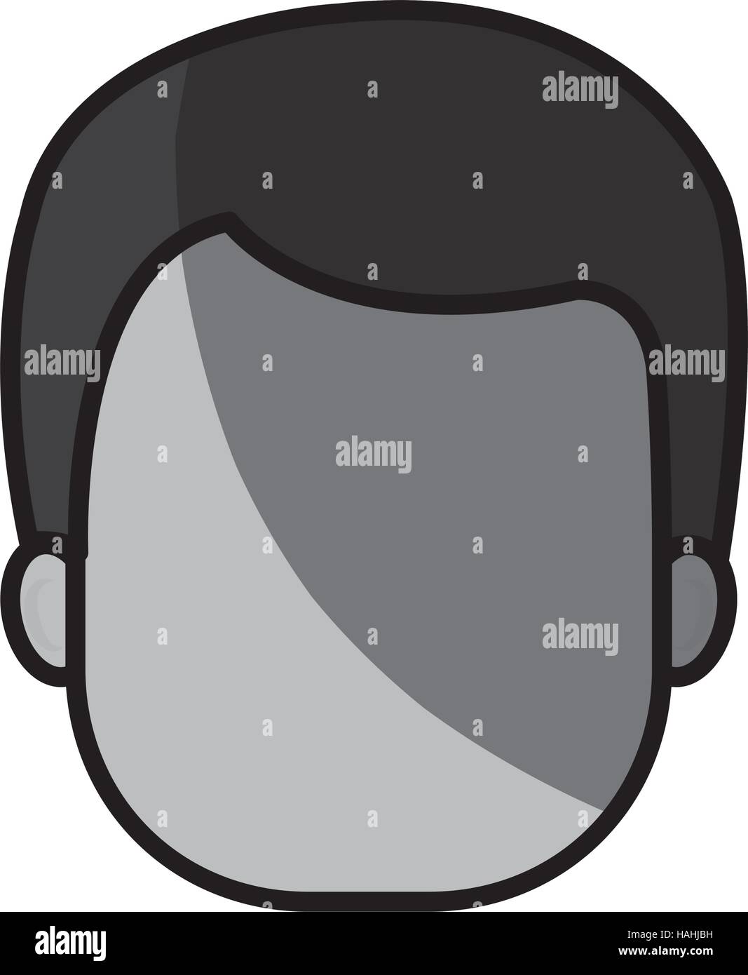young man male avatar vector illustration design Stock Vector Image ...