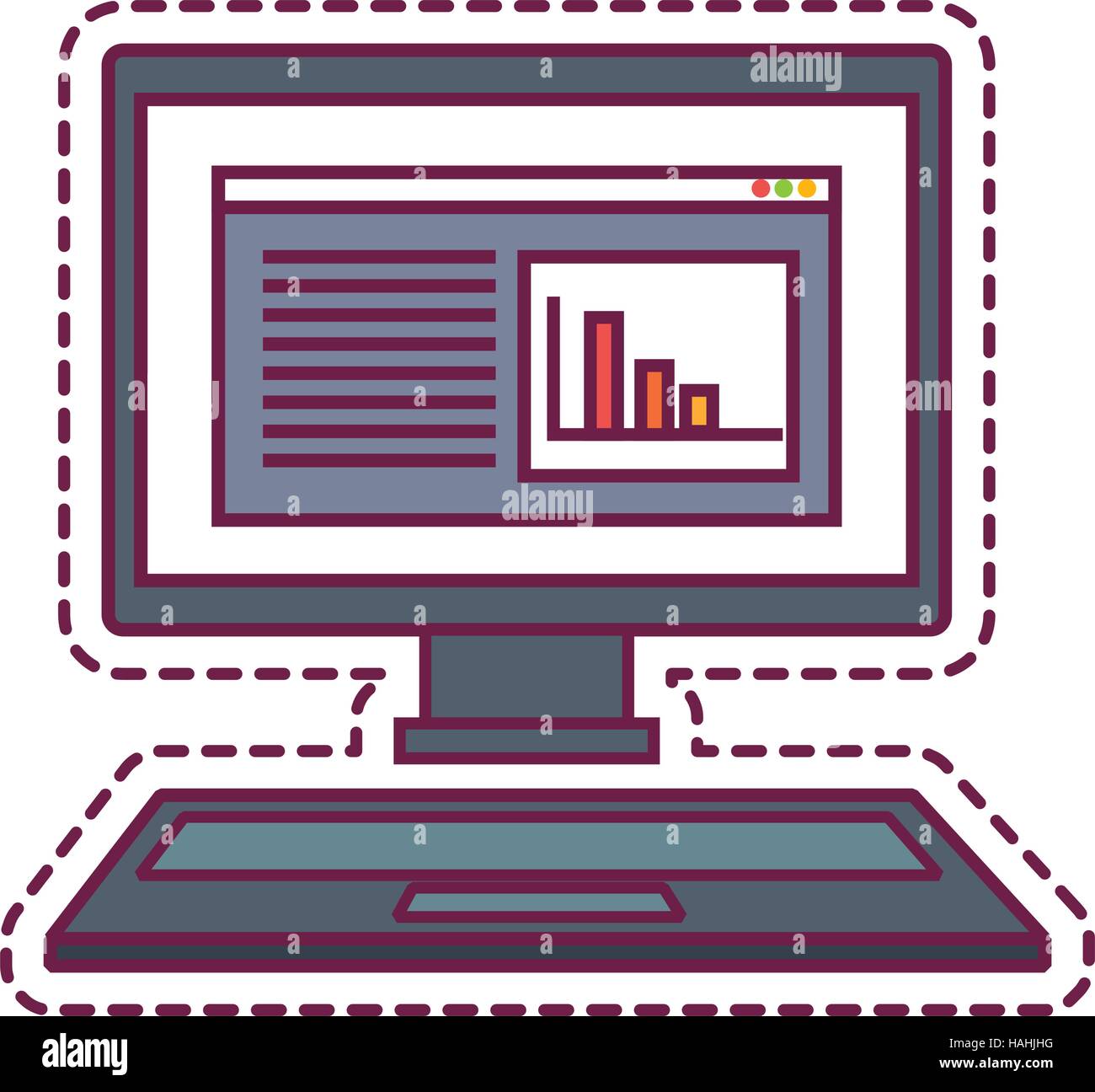 computer desktop computer icon vector illustration design Stock Vector ...