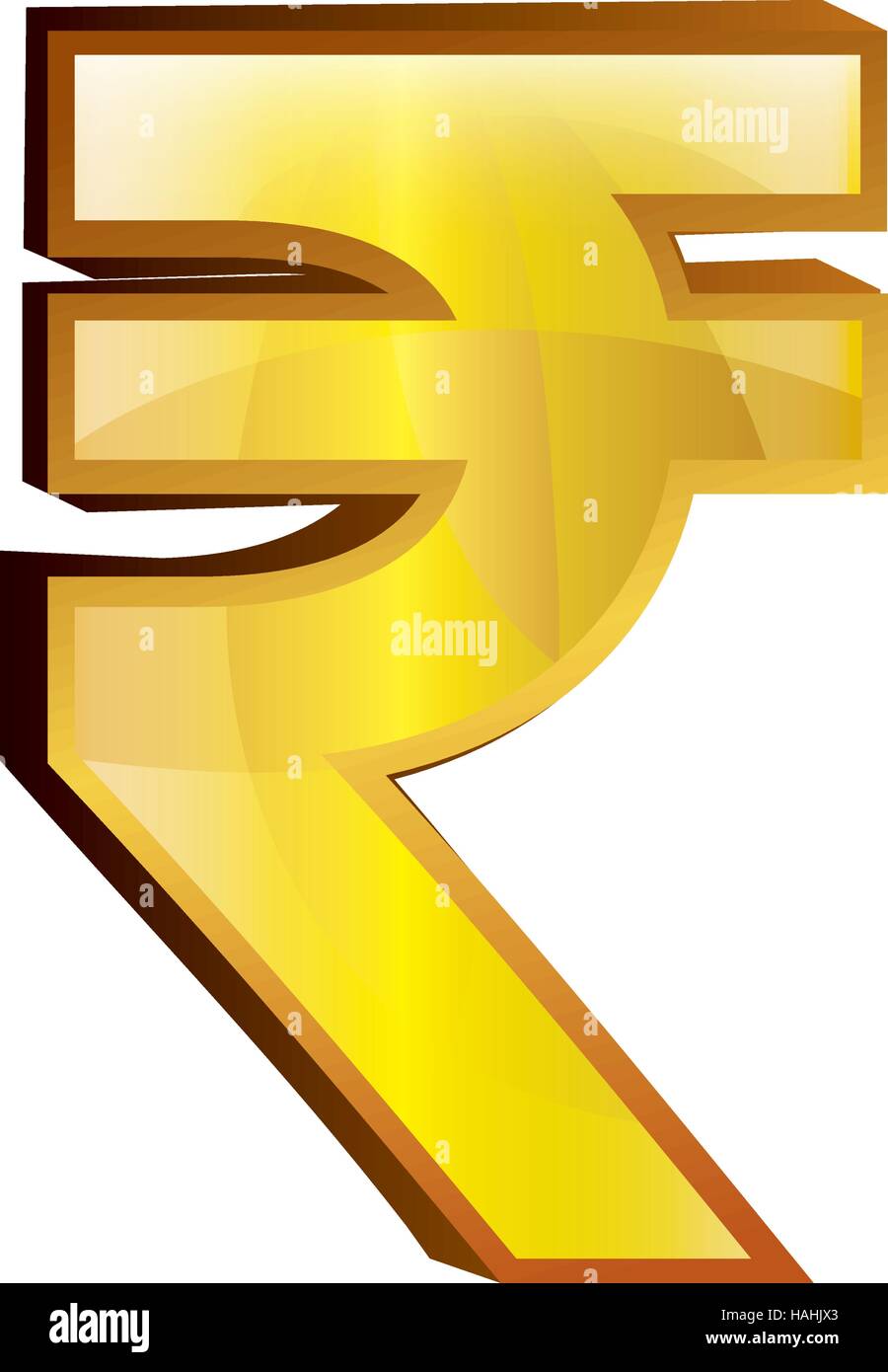 One rupee coin Stock Vector Images - Alamy