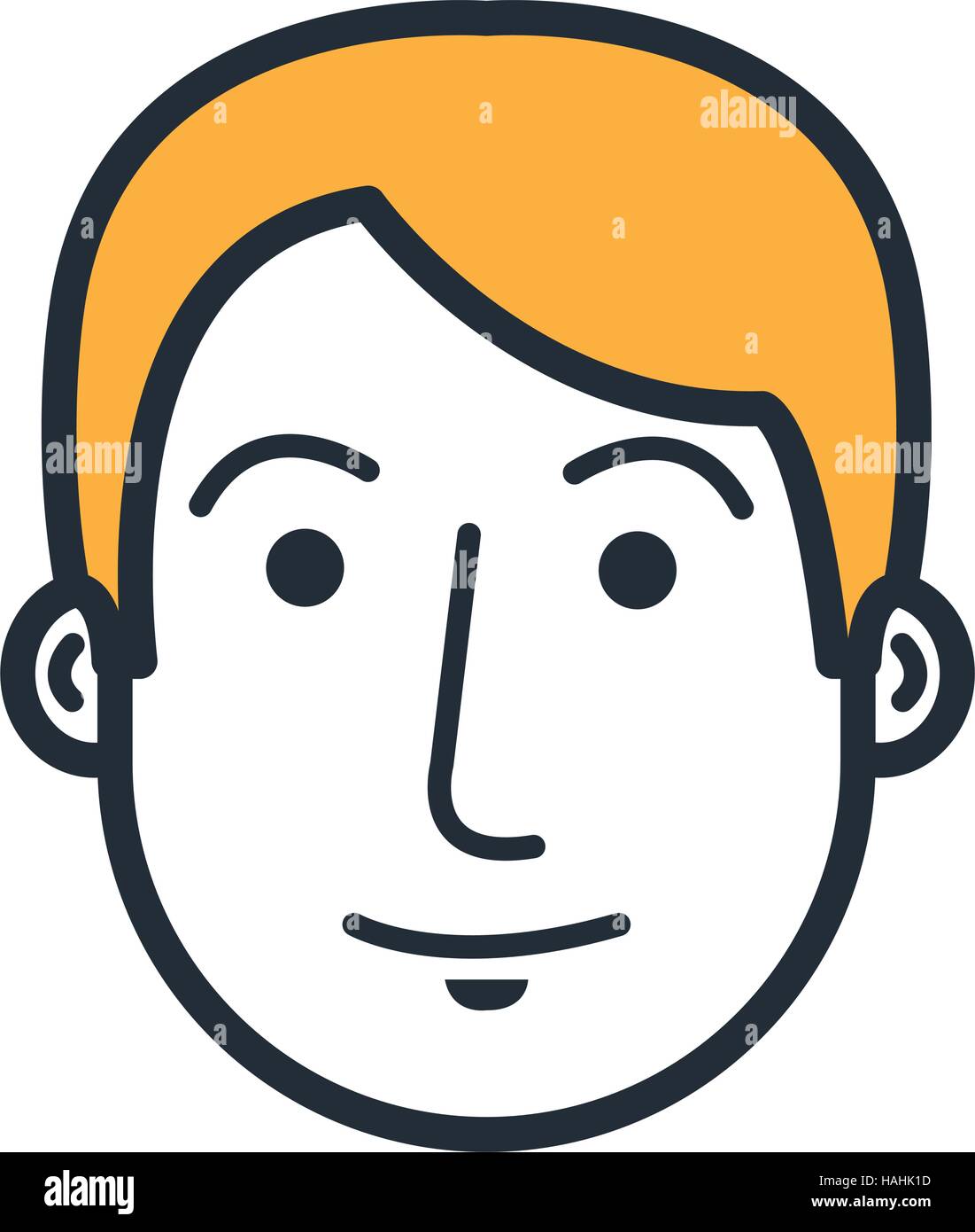 young man male avatar vector illustration design Stock Vector Image ...
