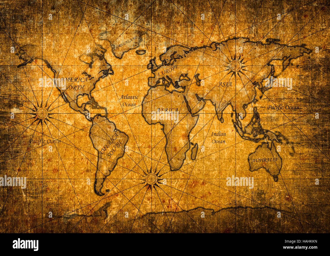 Old world map hi-res stock photography and images - Alamy