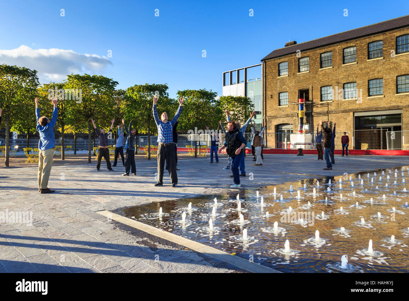 'Meltdown', a Dance Umbrella public performance in Granary Square, King ...