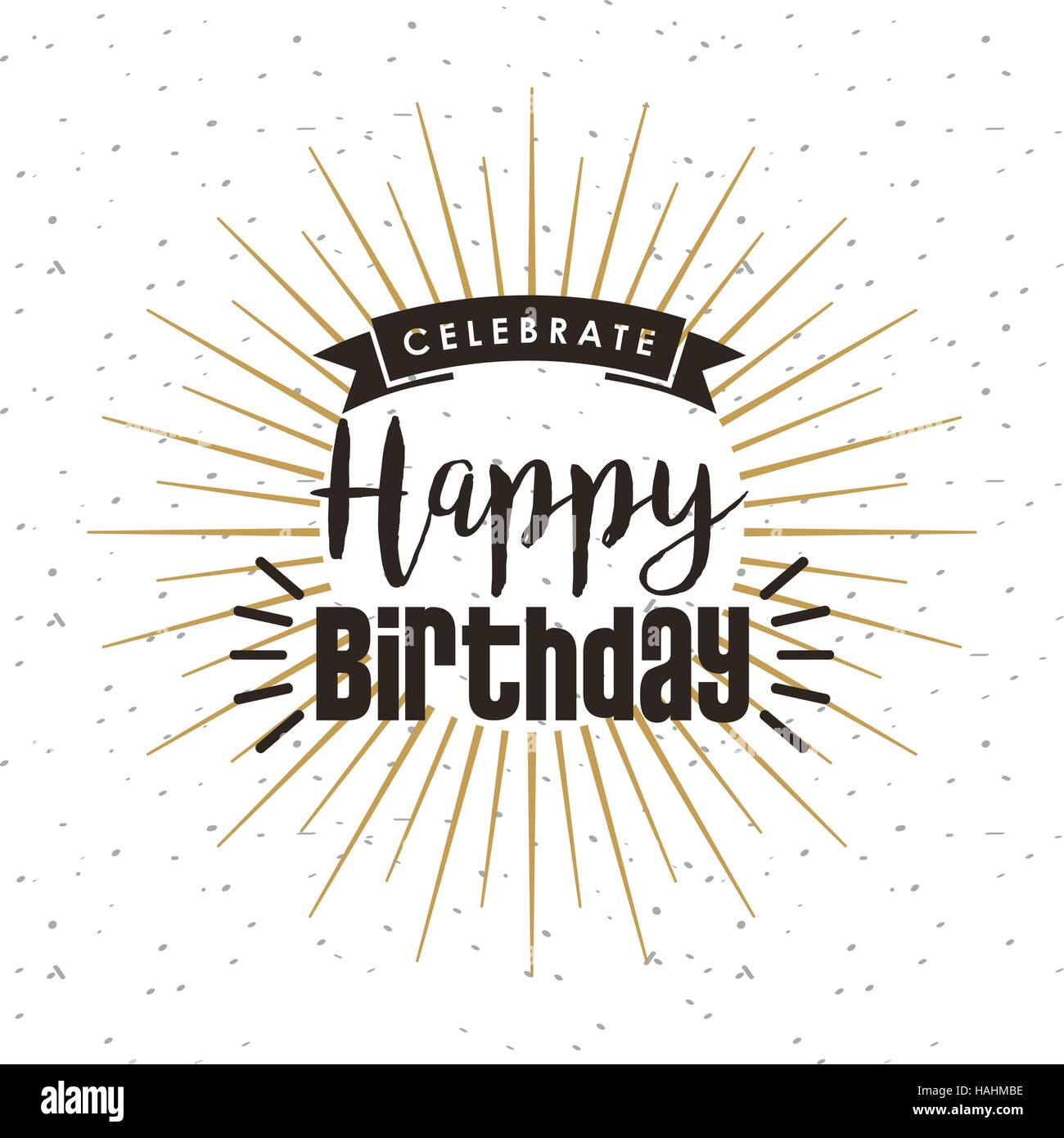 happy birthday card. colorful design. vector illustration Stock Vector ...